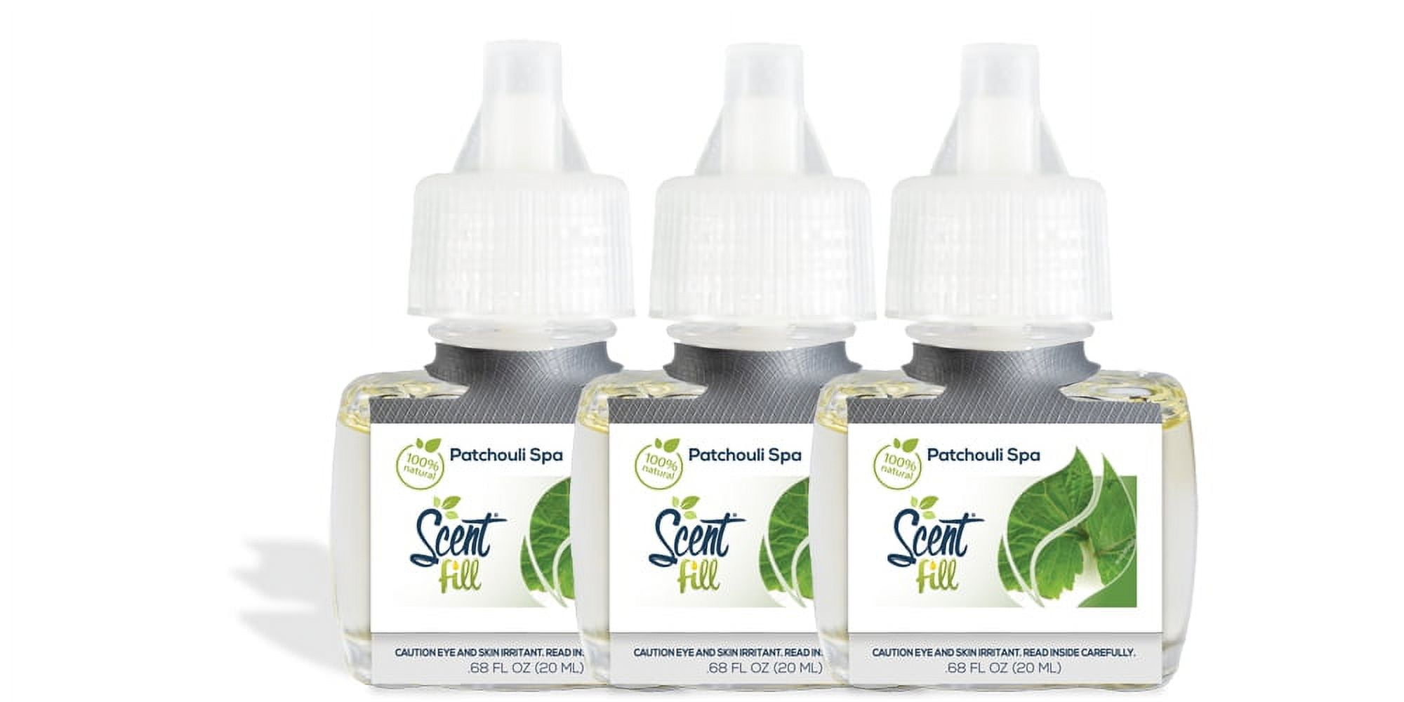 Scent Fill 100% Natural Patchouli Spa Plug in Refill Essential Oil Air ...