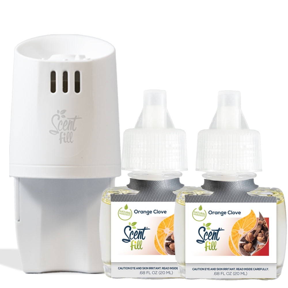Scent Fill Orange Clove Plug In Air Freshener Starter Kit, Scented Oil ...
