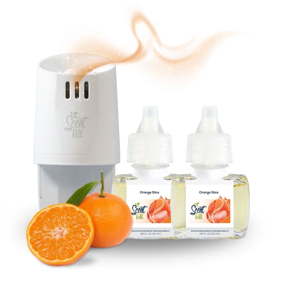 Scent Fill Orange Slice Plug In Air Freshener, Citrus Peel Scented Oil ...