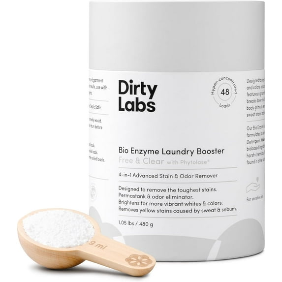 Scent Free | Bio Enzyme Laundry Booster | 48 Loads (1 lb) | Hyper ...