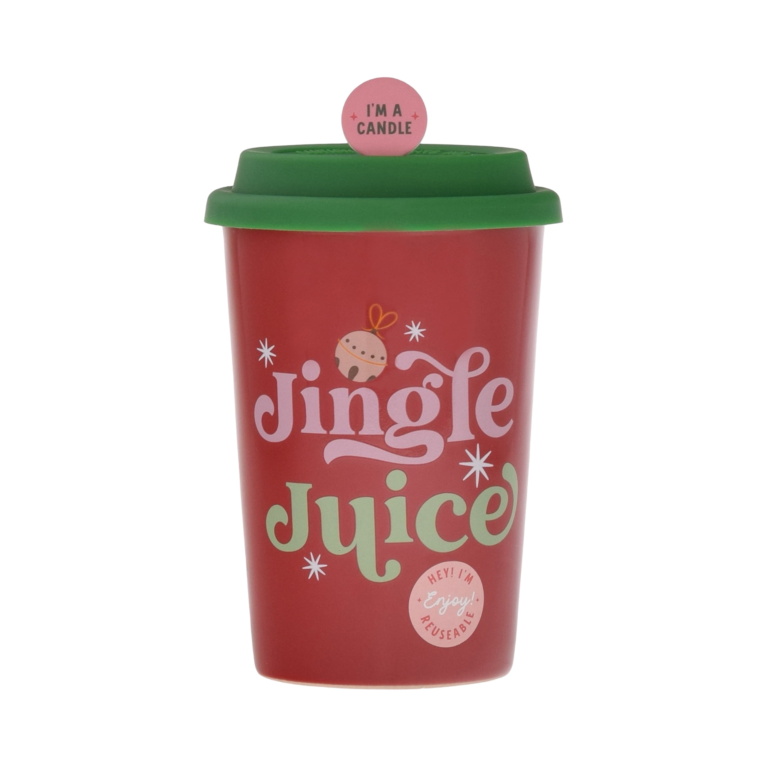 Scent Market Jingle Juice Scented Ceramic Coffee Cup Candle 10.3oz ...