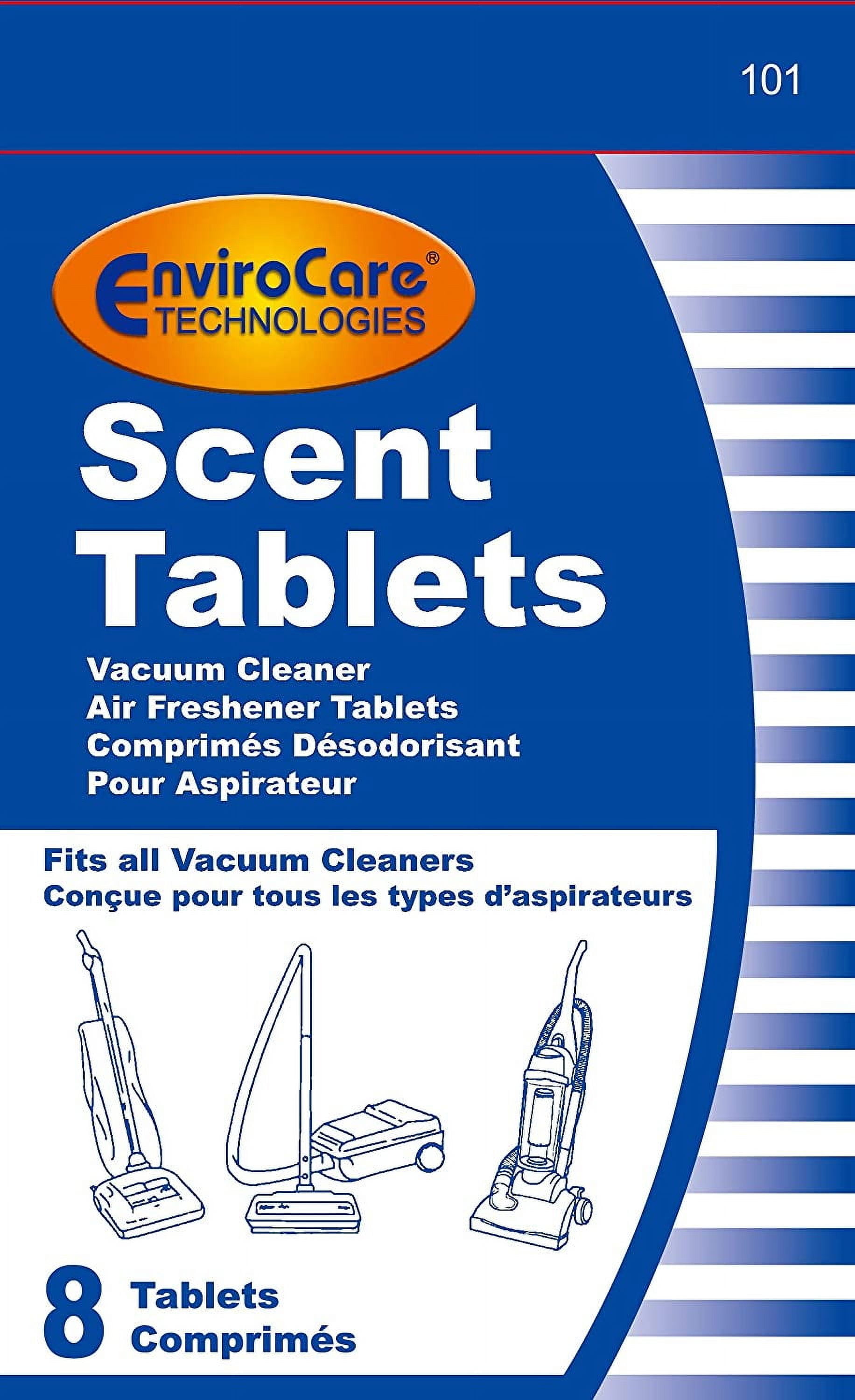 EnviroCare Vacuum Cleaner Scent Tablets – Fresh Odor Control Tabs for ...