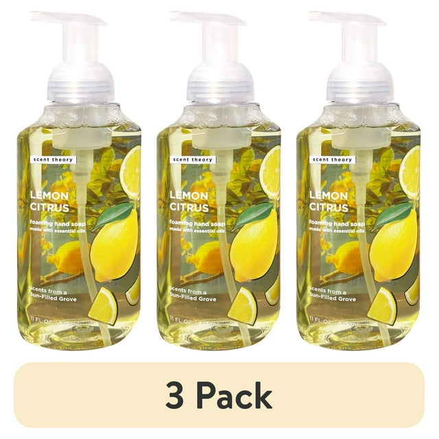 (3 pack) Scent Theory Foaming Hand Soap, Lemon Citrus, 11 fl oz ...