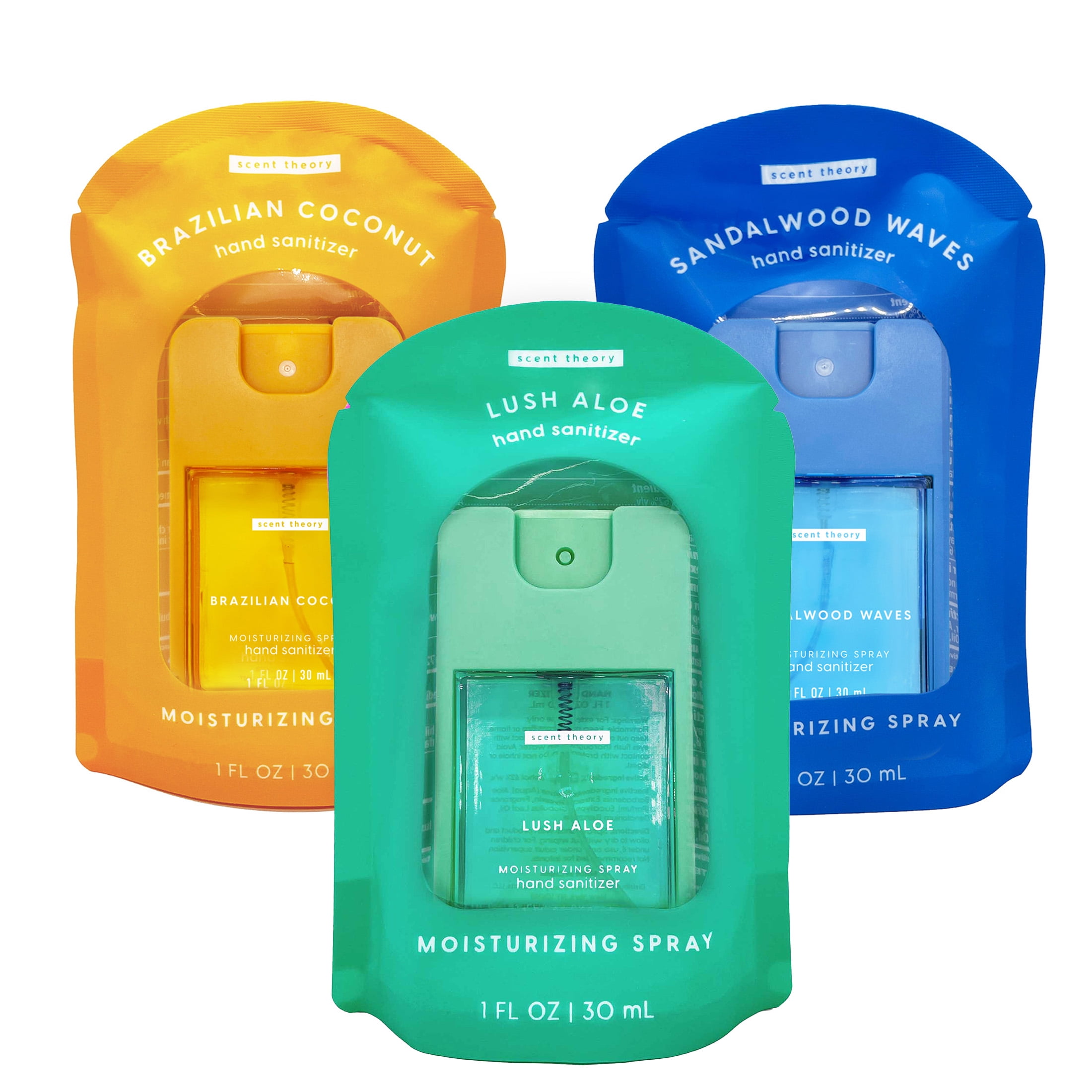 Scent Theory Hand Sanitizer Spray Bundle, 1 fl oz, 3 Count - Walmart.com