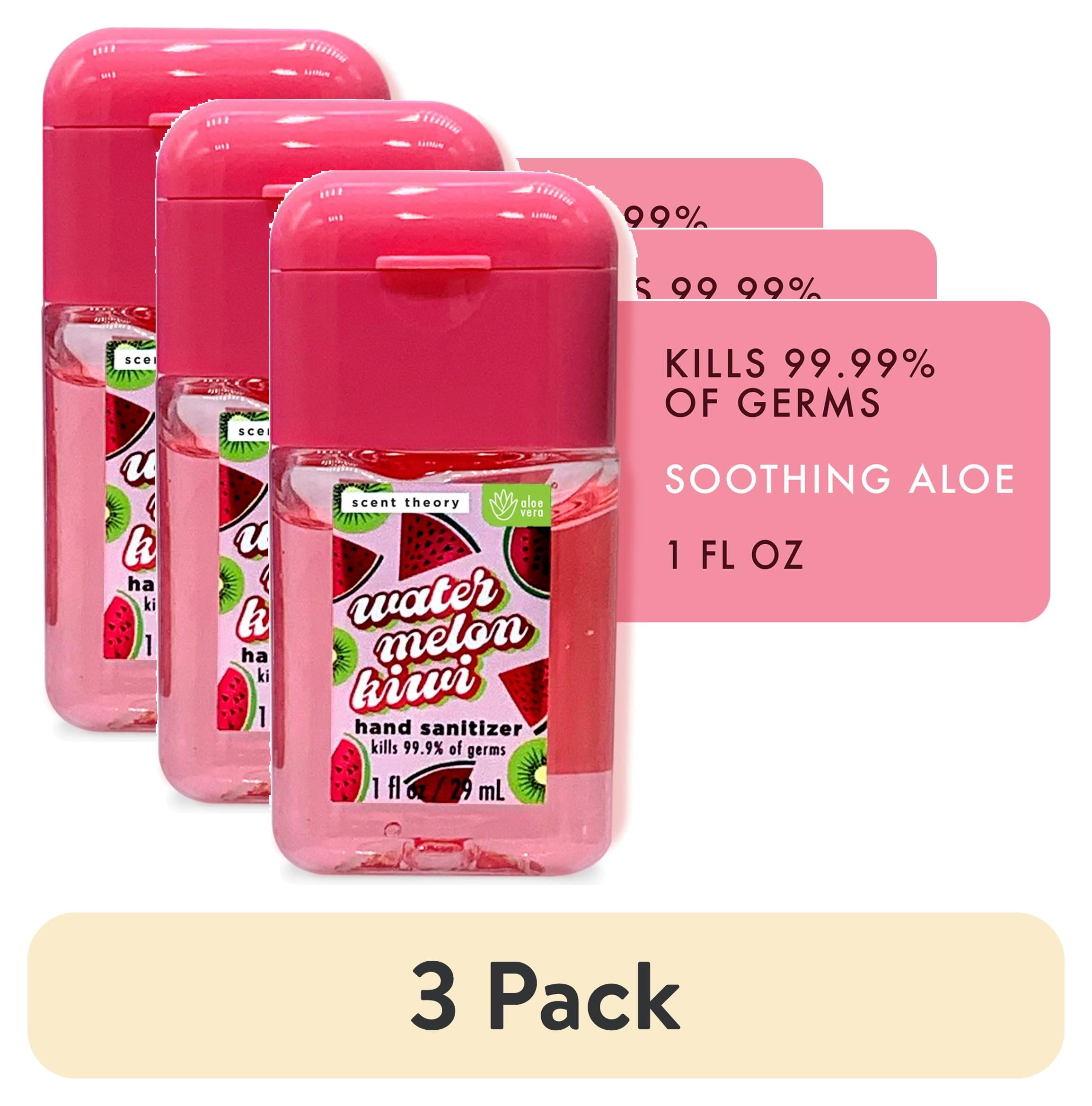 (3 pack) Scent Theory Hand Sanitizer Gel, Watermelon Kiwi, 1 fl oz ...