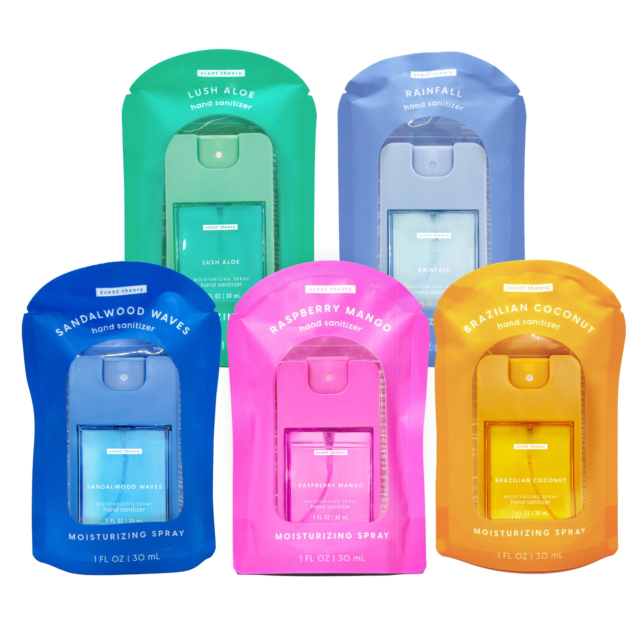Scent Theory Hand Sanitizer Spray Bundle, 1 fl oz, 5 Count - Walmart.com