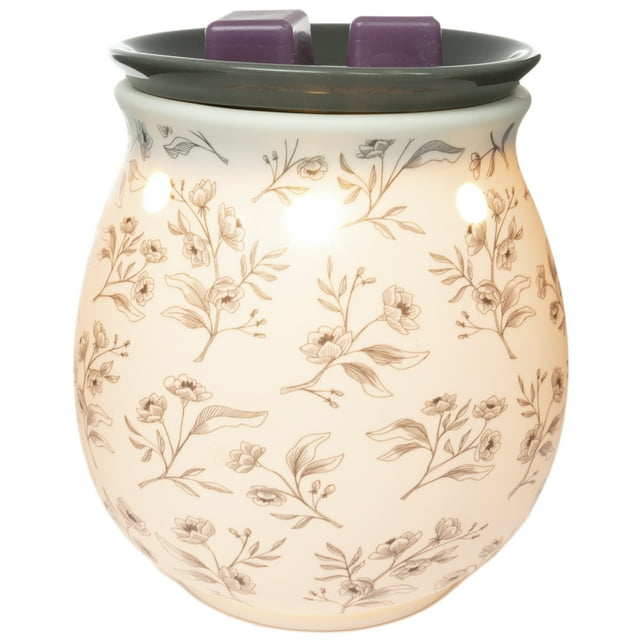 ScentSationals Full Size Fragrance Warmer, Simple Floral - Walmart.com