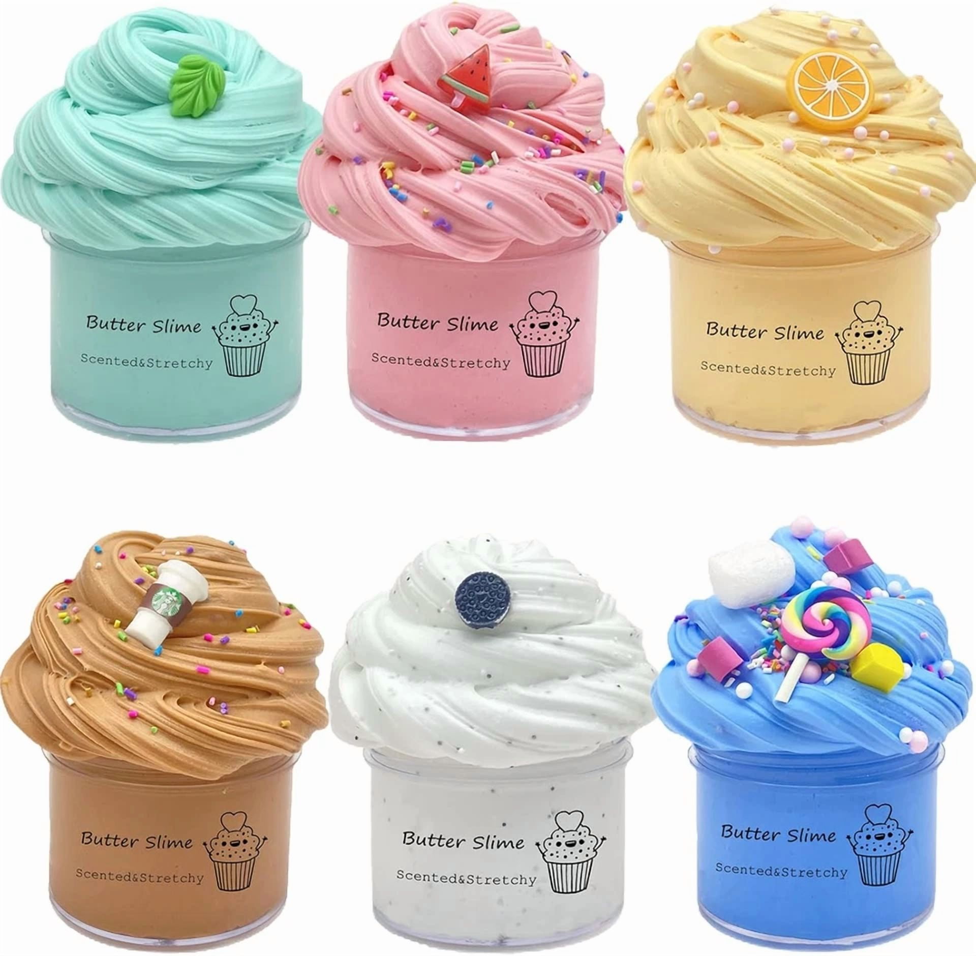 Scented Butter Slime Kit Super Soft Non Sticky Toy For Kids And Party Favors - Walmart.com