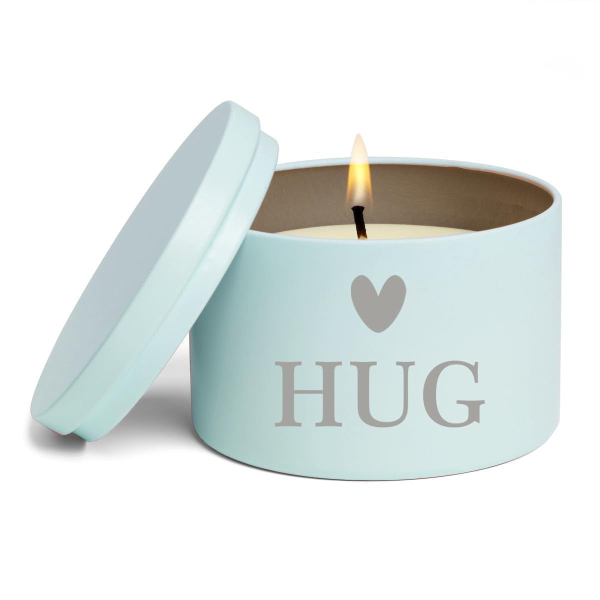 Scented Candle Gift 8oz with Lid Send A Hug Get Well Soon Thinking of ...