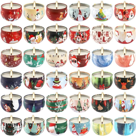 Scented Candles, Jasmine, Rose, Vanilla, Bergamot, fig, Lavender, Lemon ...