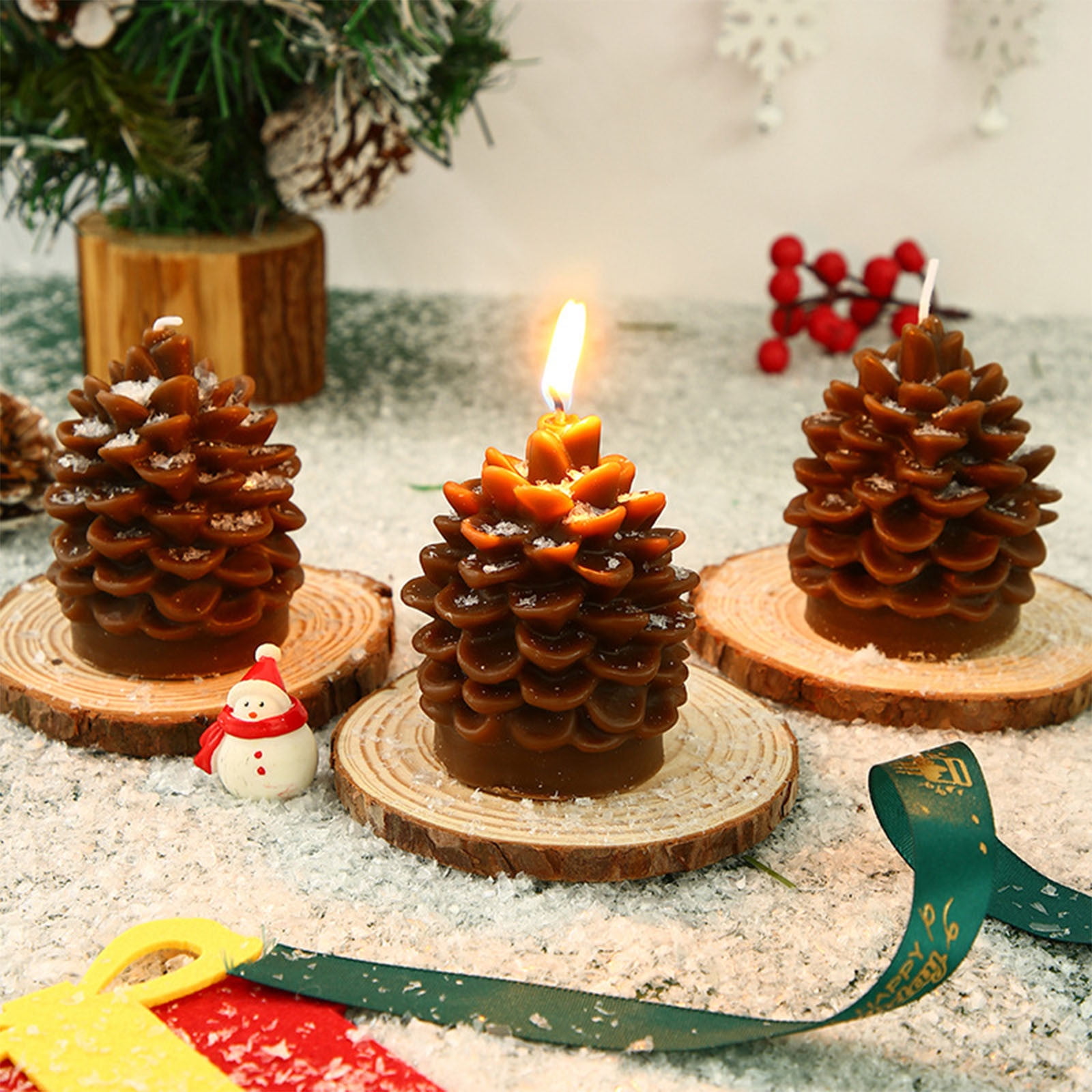 Customer reviews for Scented Candles Vmvidoty Christmas Pines Cones ...