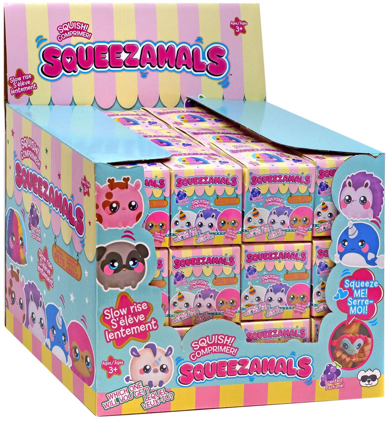 Scented Pet Mini Plush Squeezamals Mystery Box (36 Packs) - Walmart.com