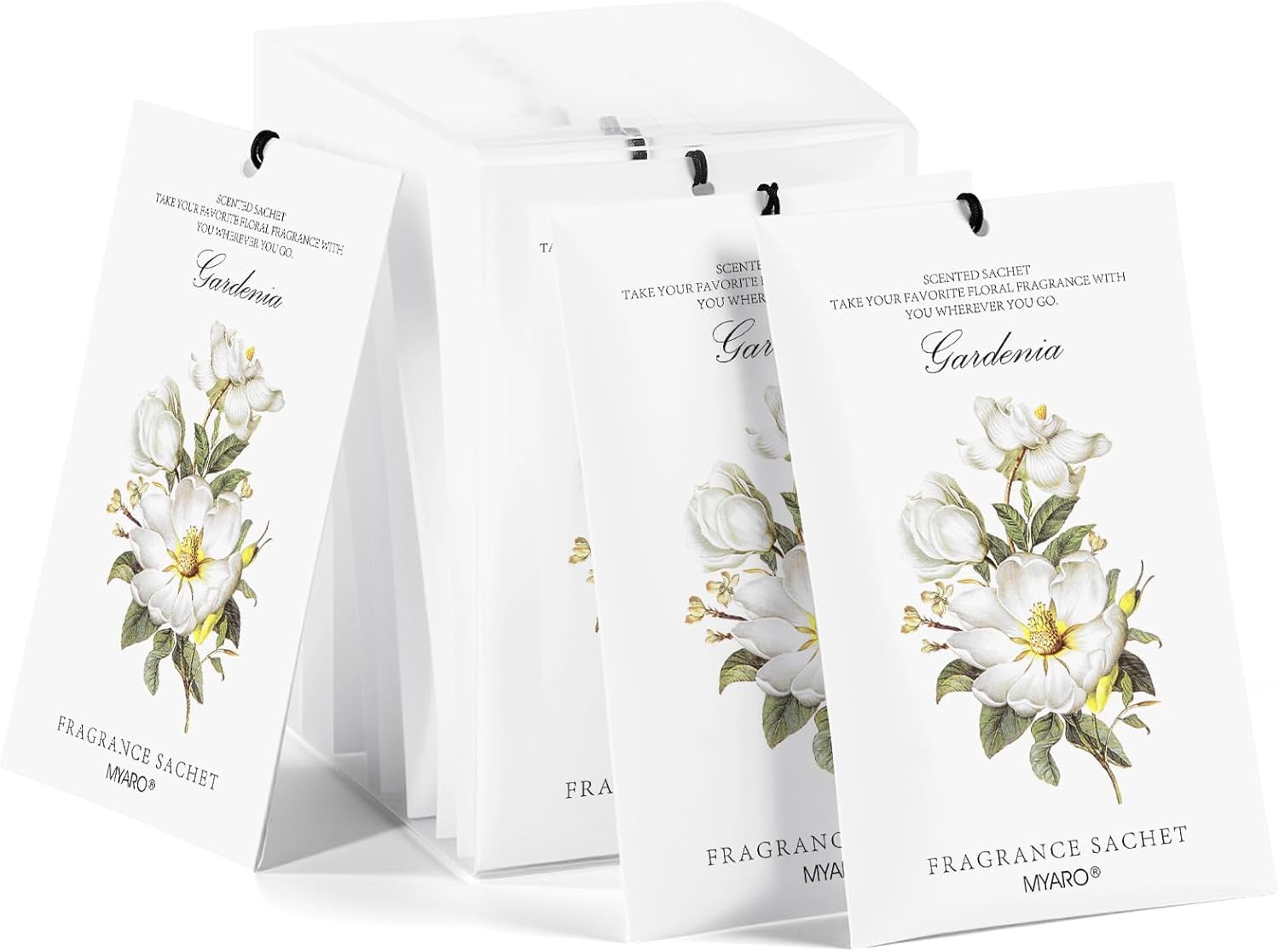 Scented Sachet House Air Freshener - 12 Pack Long Lasting Gardenia ...