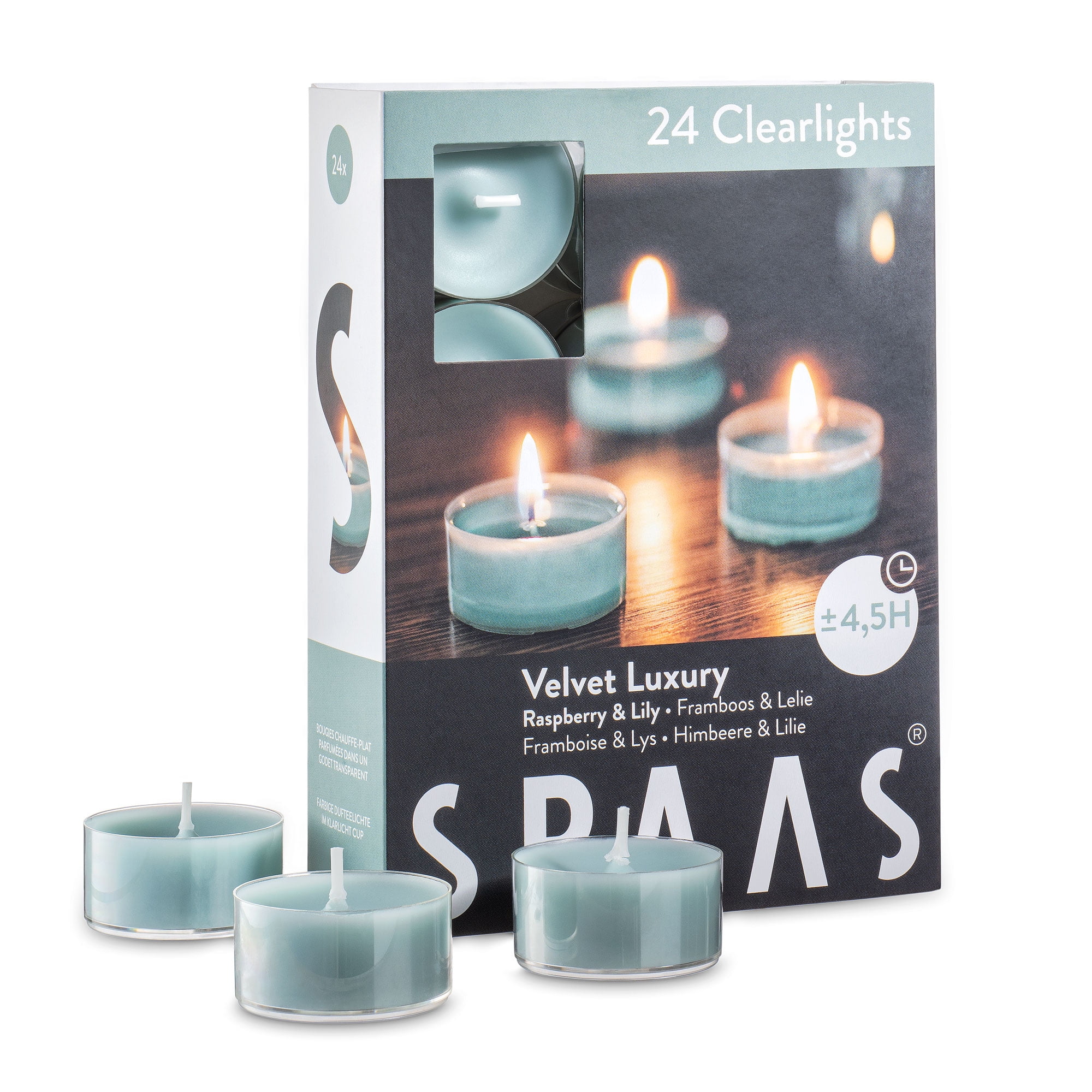 Premium Quality Scented Tealight Sets with Raspberry & Lily Fragrance ...