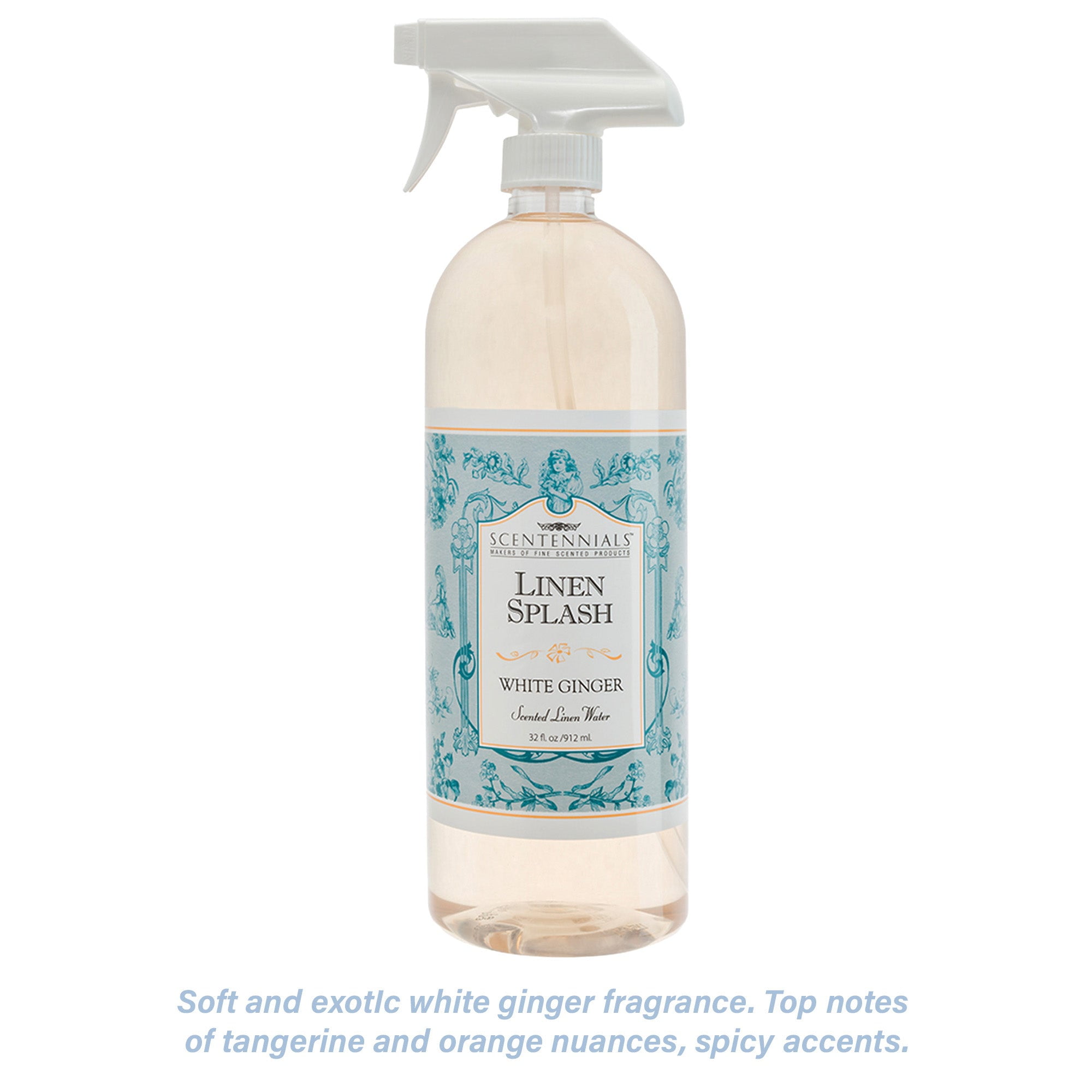 Scentennials Linen Spray White Ginger (32oz) - A Must Have for all your ...