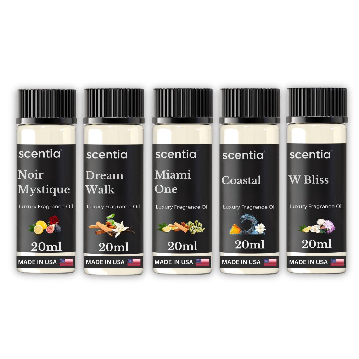 Scentia 5-Star Inspired Fragrance Diffuser Oil Set – Premium ...