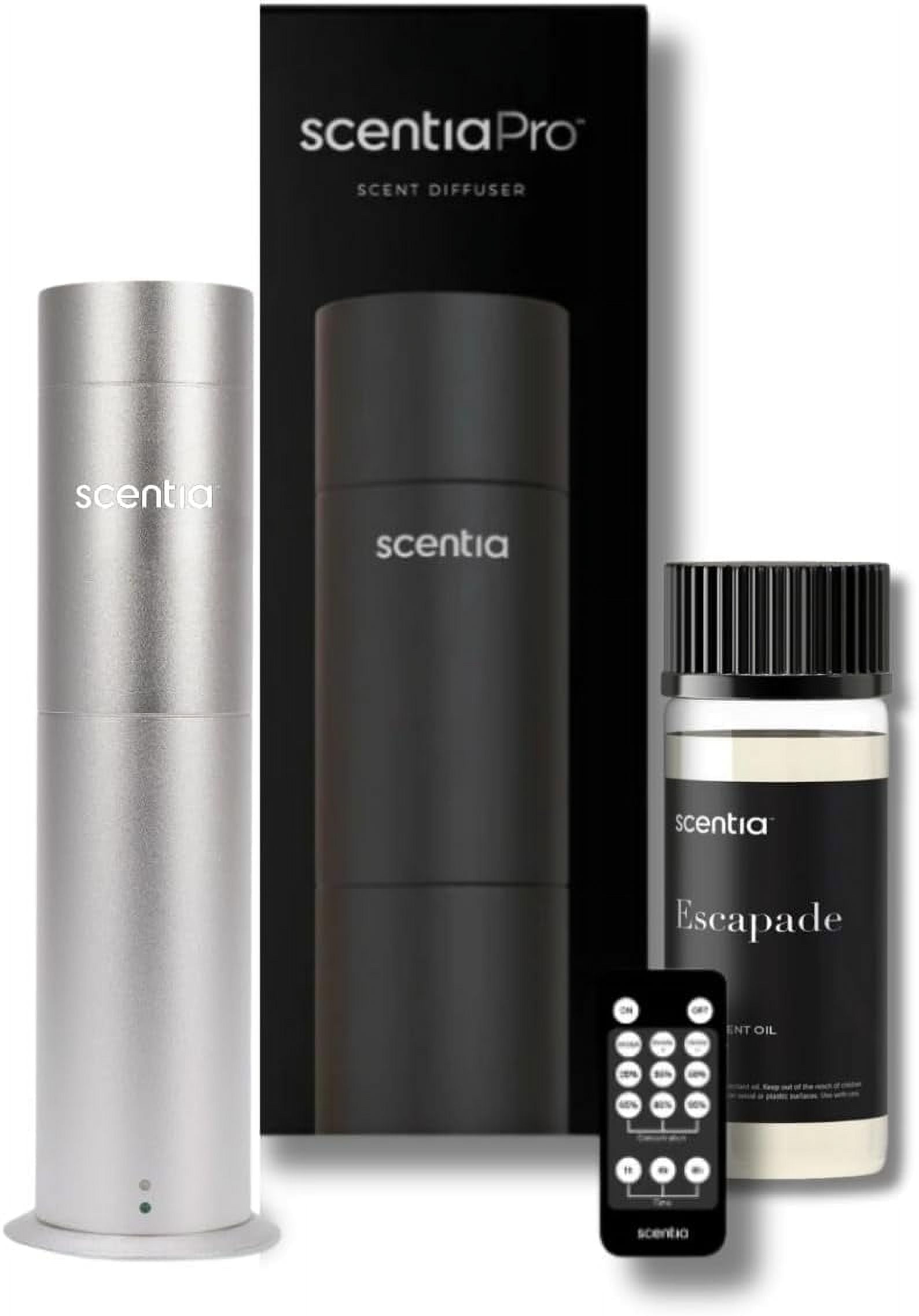 Scentia Hotel Collection Waterless Cold-Air Silver Diffuser with 50ml ...