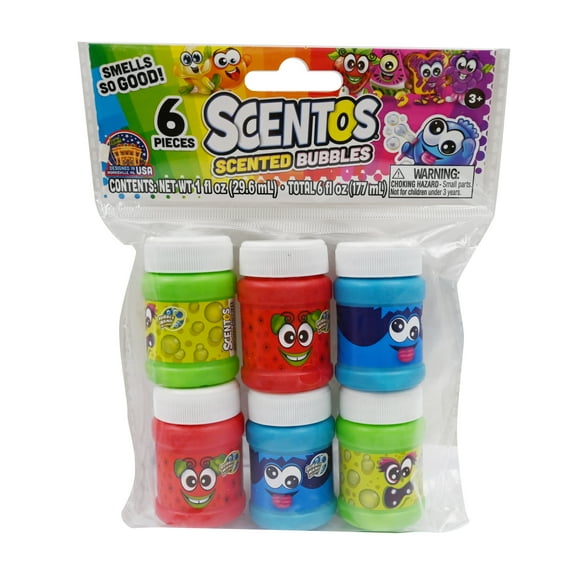 Scentos Scented 6 Count Bubbles, Party Favors - Walmart.com