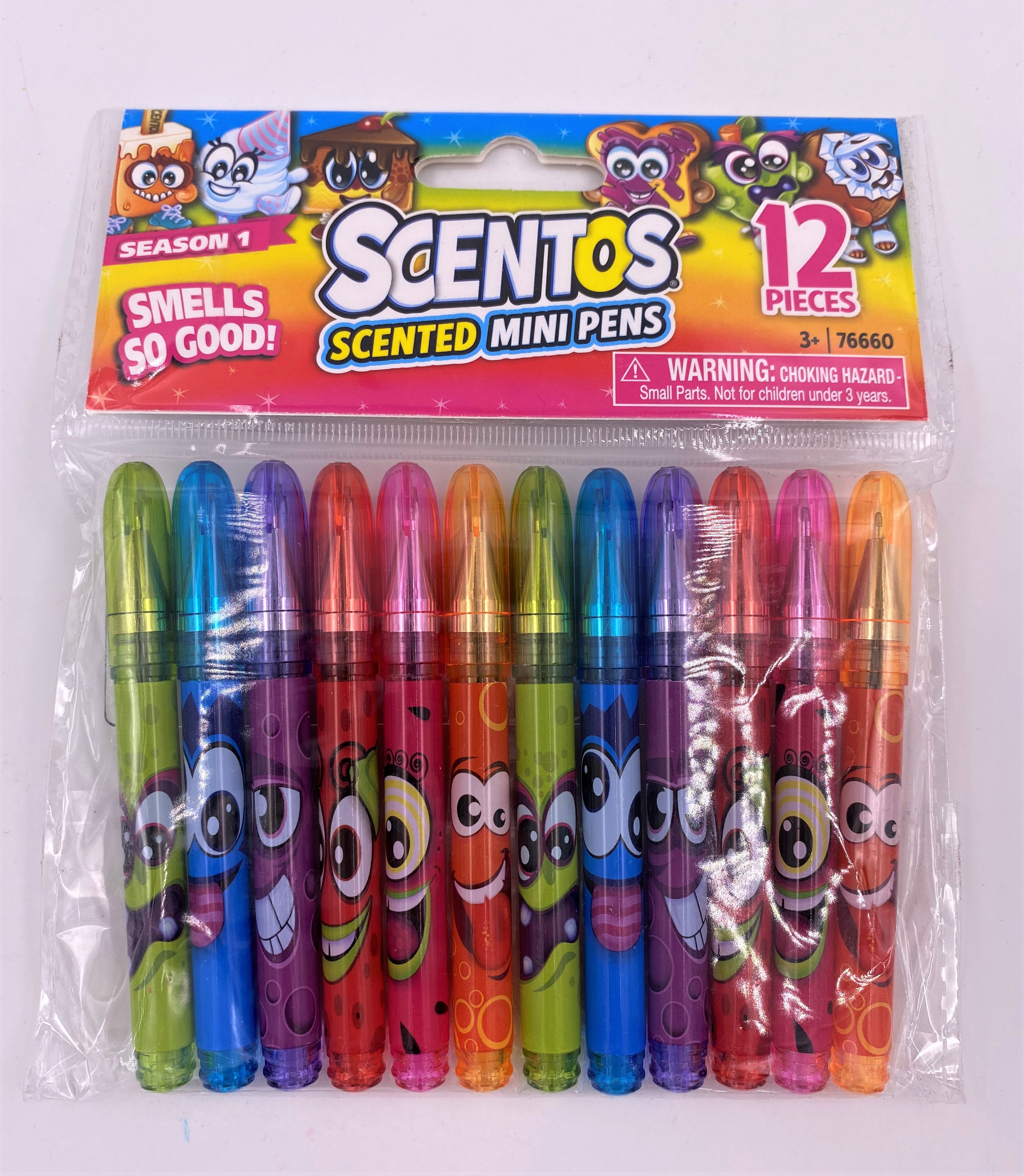 Scentos Scented Mini Gel Pens 12 Pack Assorted Colors for Birthday ...