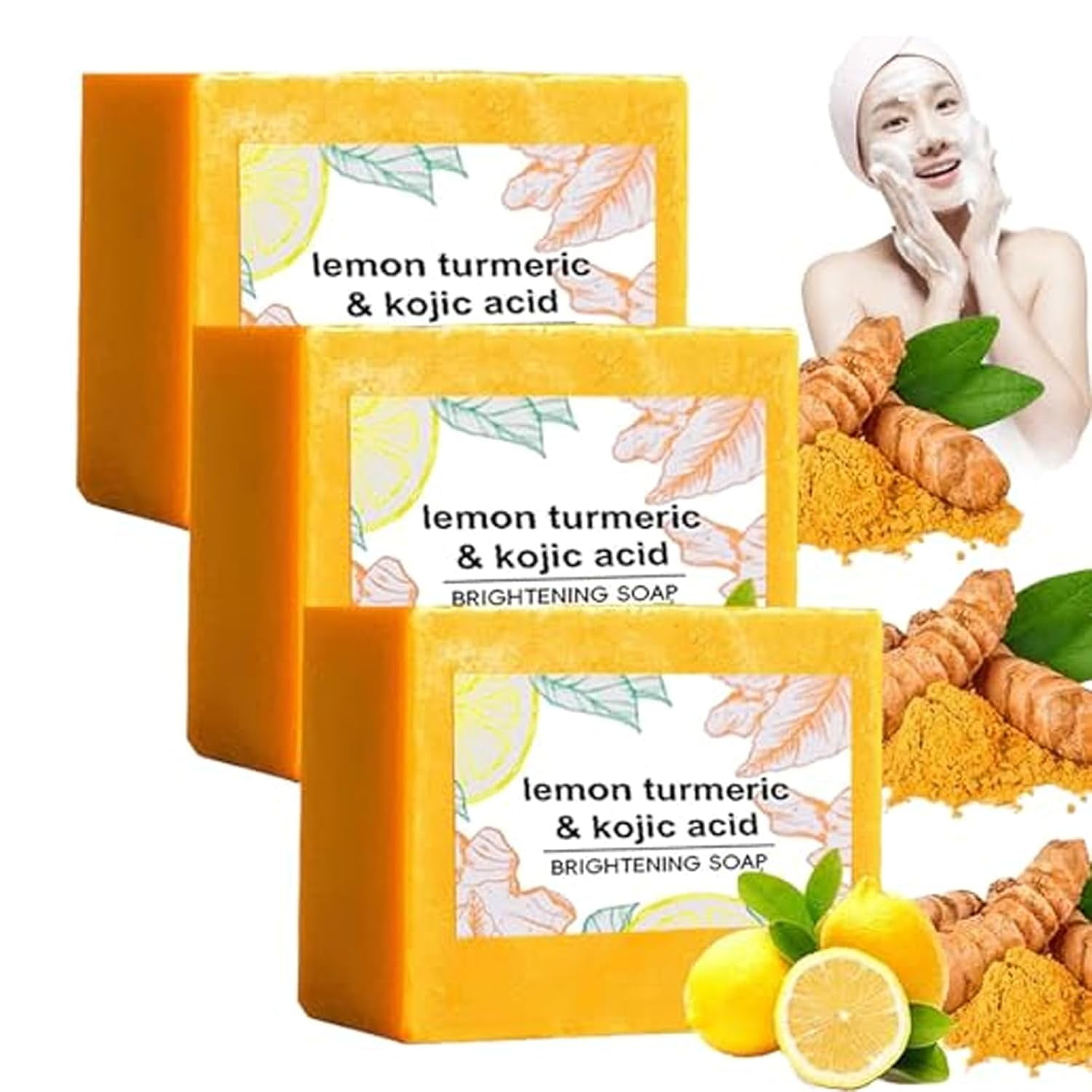 Scentric Glow Soap - Scentric Glow Lemon Turmeric & Kojic Acid Soap ...