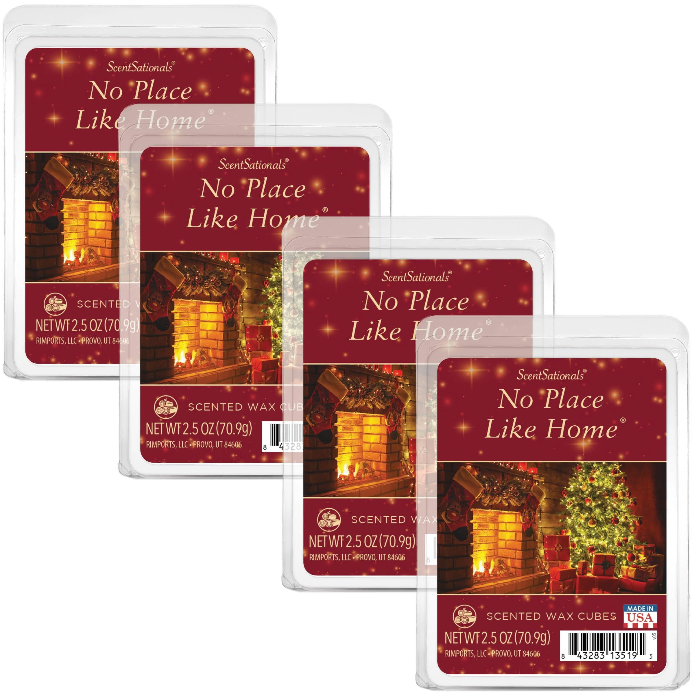 Scentsationals Christmas Wax Melts, Wax Cubes Strong Scent - Holiday ...