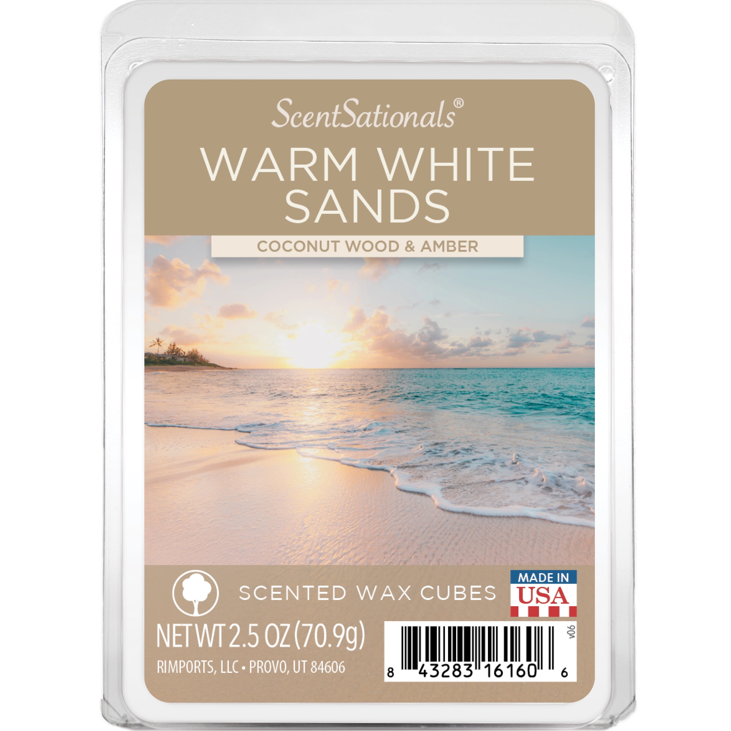 Warm White Sands Scented Wax Melts, ScentSationals, 2.5 oz - Walmart.com