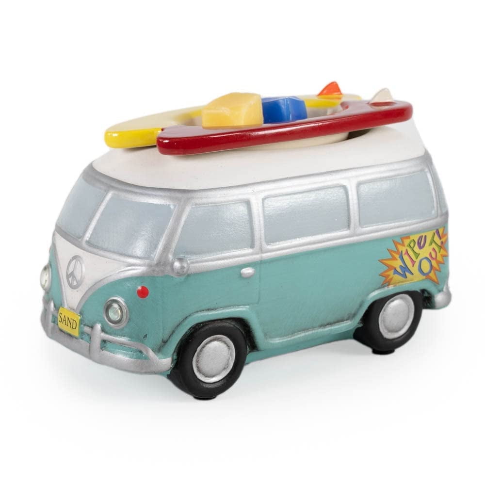ScentSationals Electric Wax Burner with Cord, Vintage Beach Van Design ...