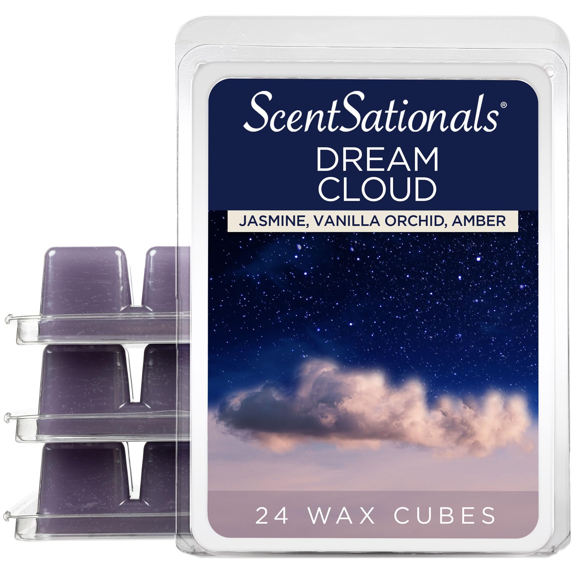 Scentsationals Wax Melts, Wax Cubes Strong Scent - Dream Cloud - Long ...