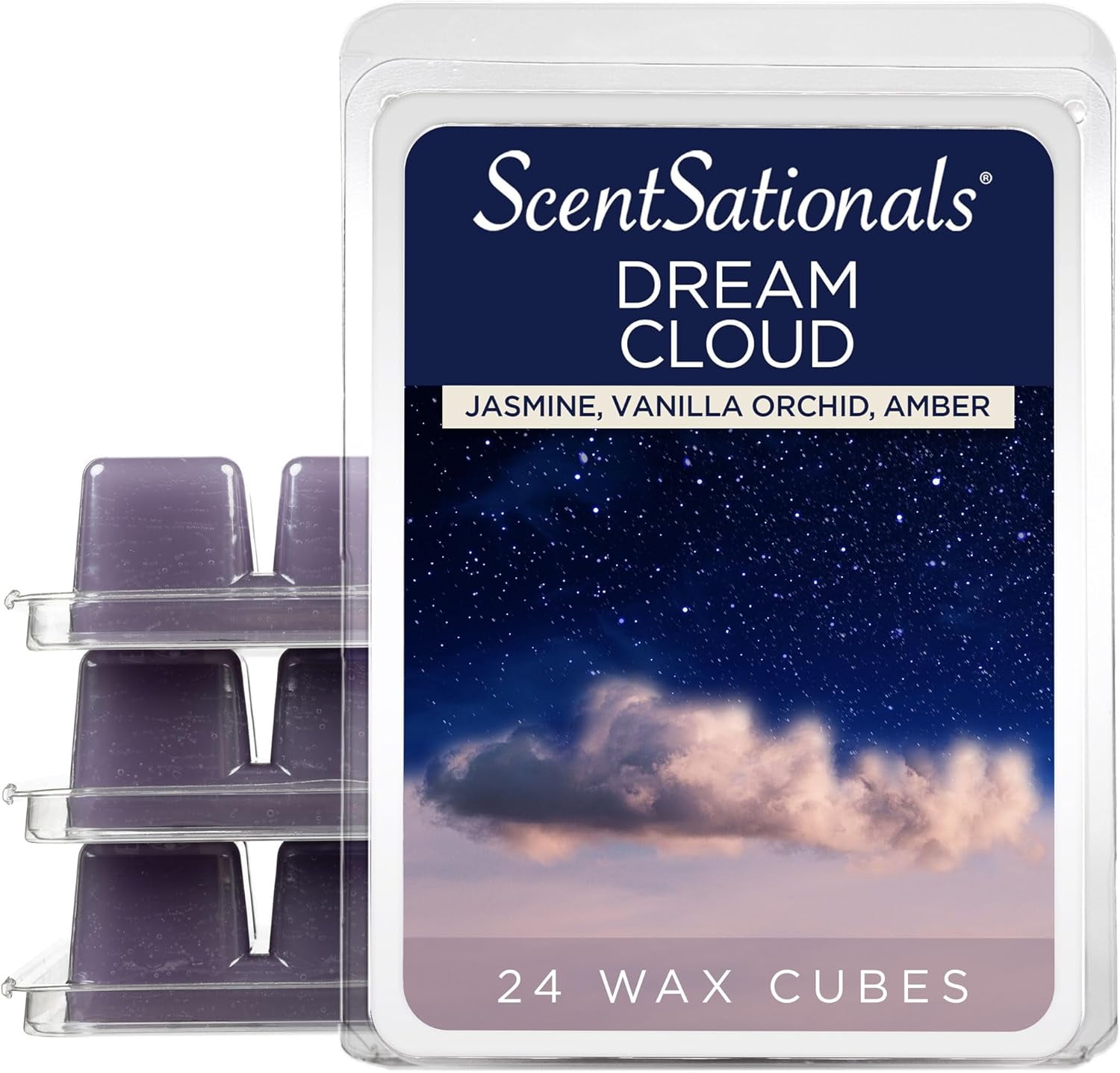Scentsationals Wax Melts, Wax Cubes Strong Scent - Dream Cloud - Long ...