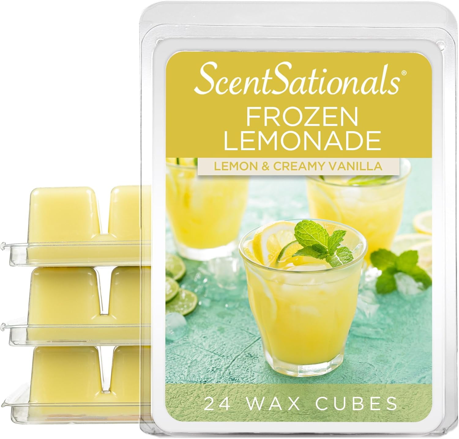 Scentsationals Wax Melts, Wax Cubes Strong Scent - Frozen Lemonade ...