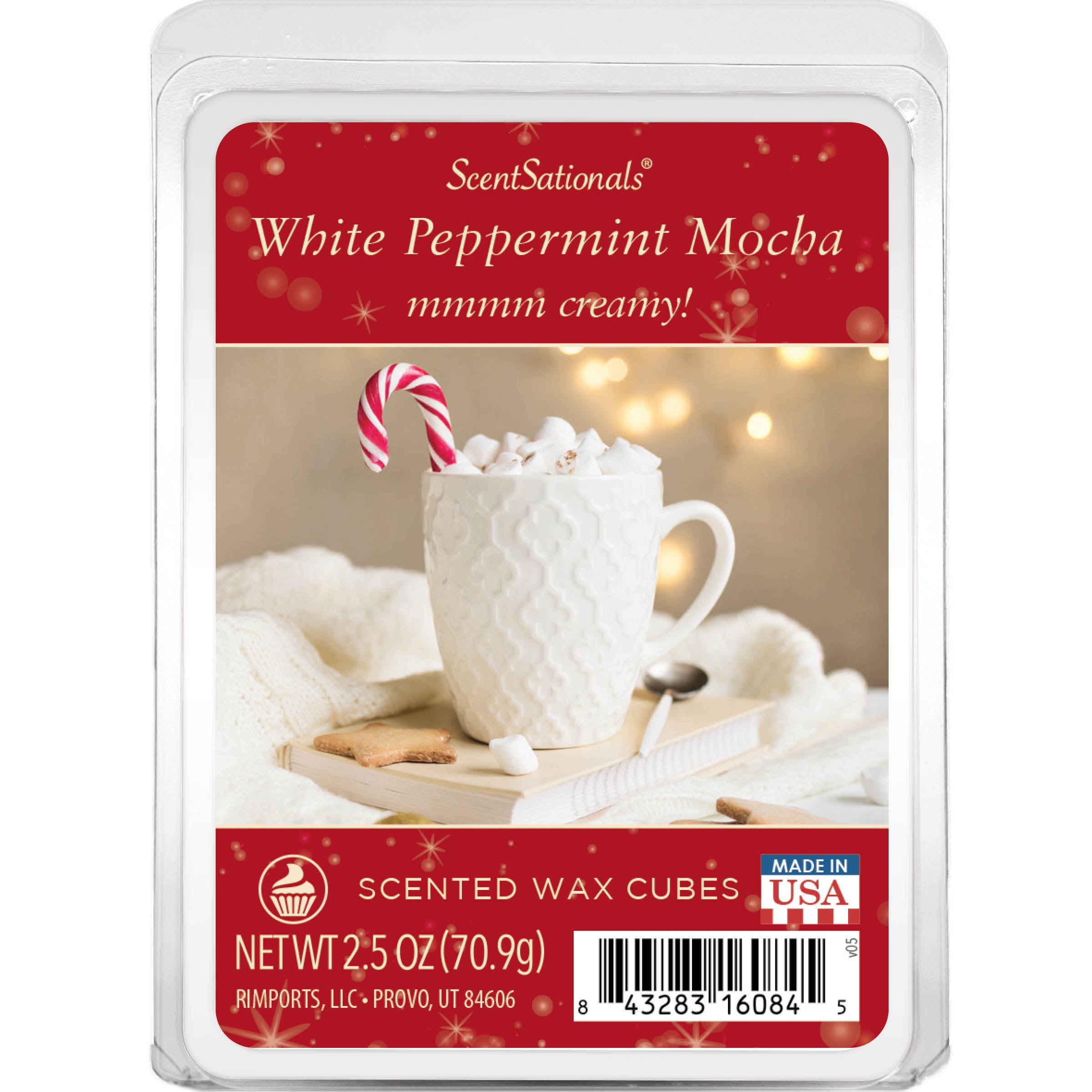 Scentsationals White Peppermint Mocha Scented Wax Melts, 2.5oz ...