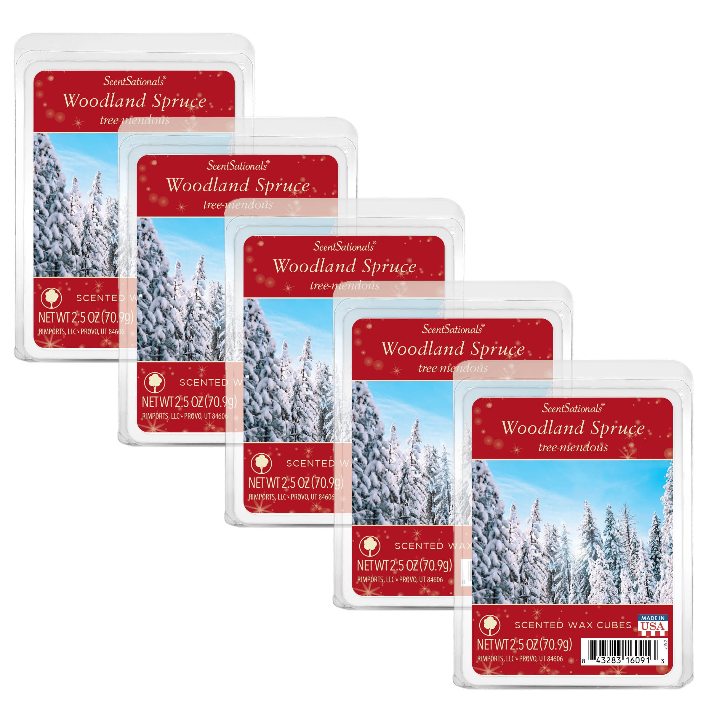 ScentSationals Woodland Spruce Scented Wax Melts (5-Pack) - Walmart.com