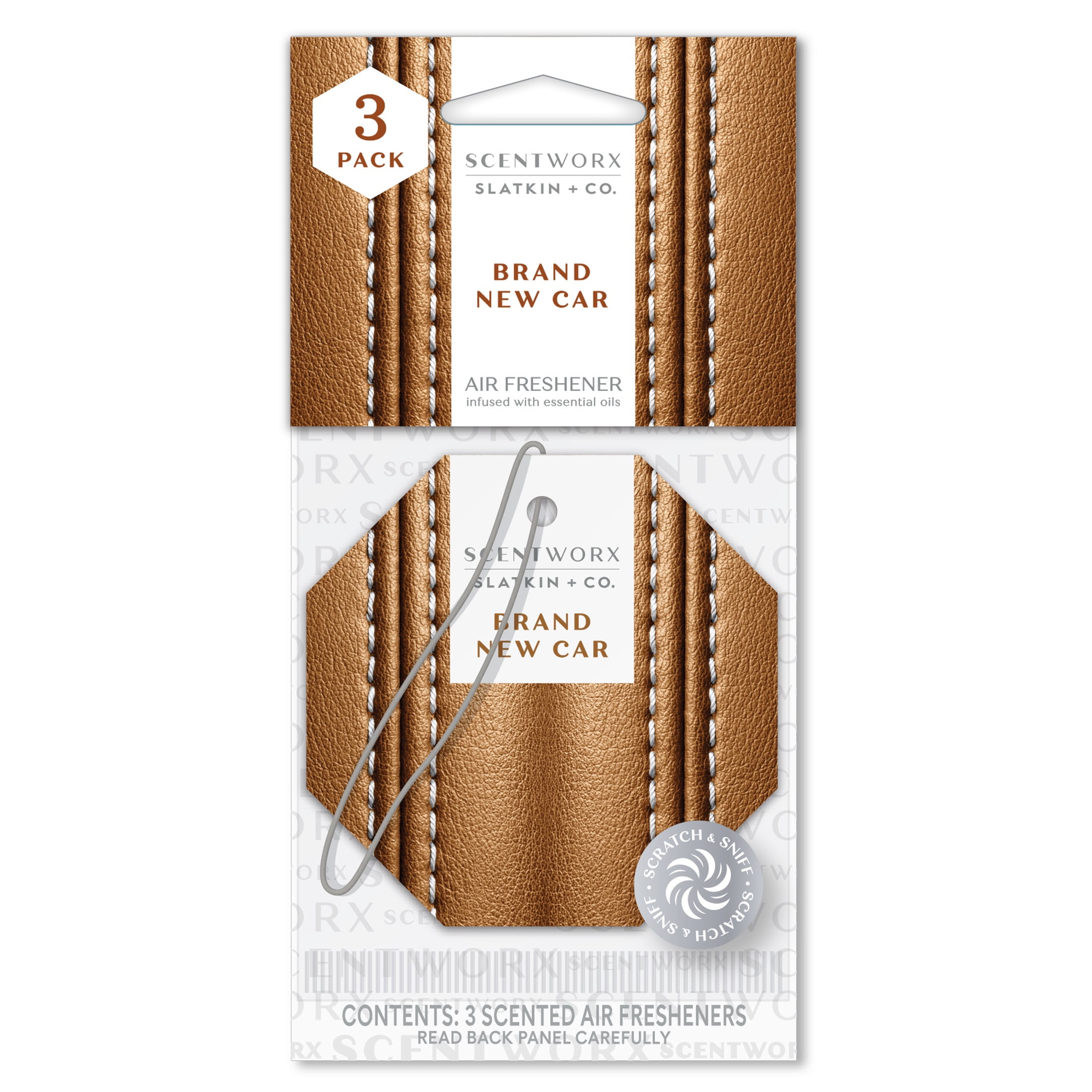 Scentworx Brand New Car Hang Tag, 3 Pack - Walmart.com