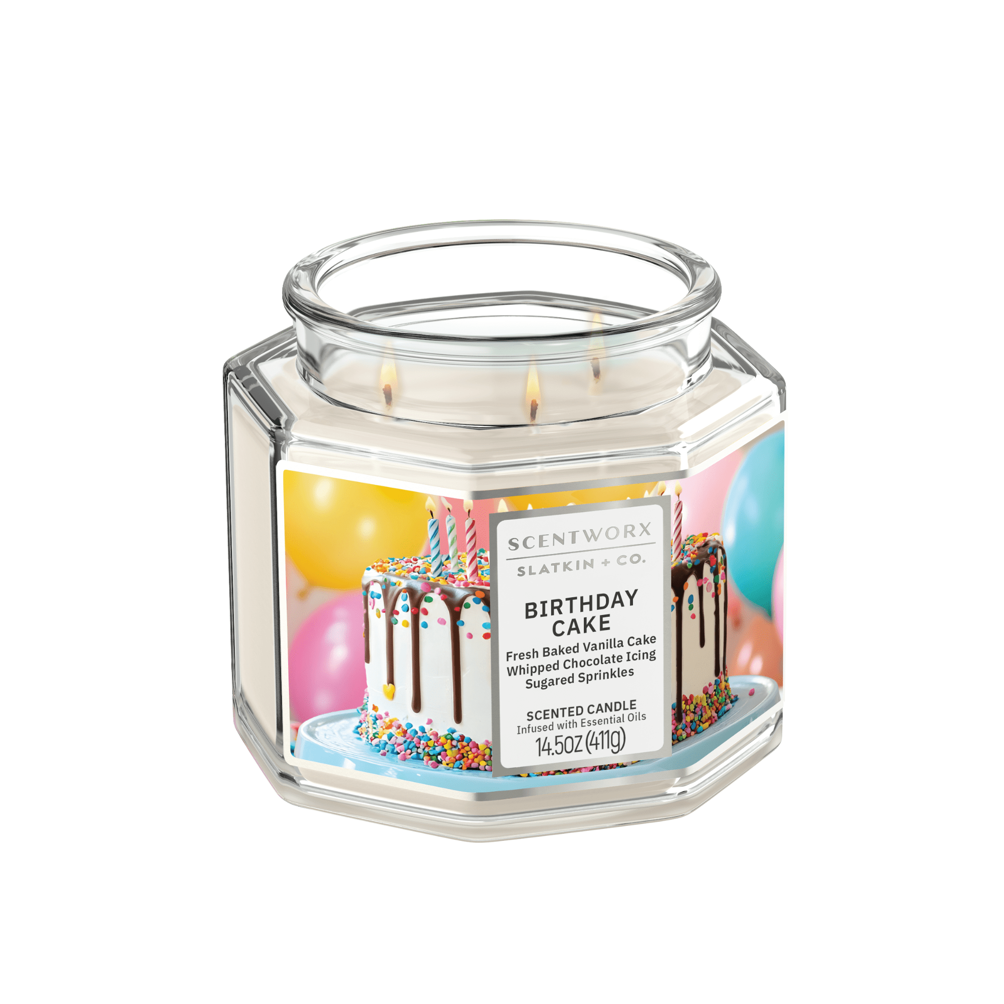Scentworx By Harry Slatkin and Slatkin +Co. Birthday Cake 14.5 oz 3 ...