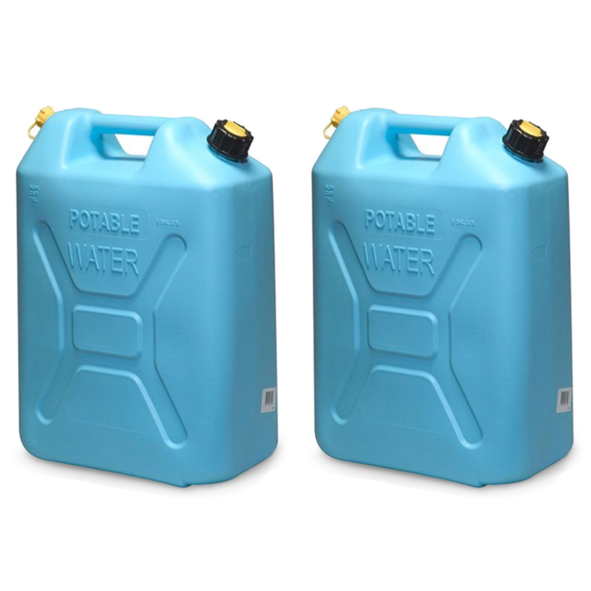 Scepter 5-Gallon Military Style Water Can, Portable and Durable, 2 Pack ...