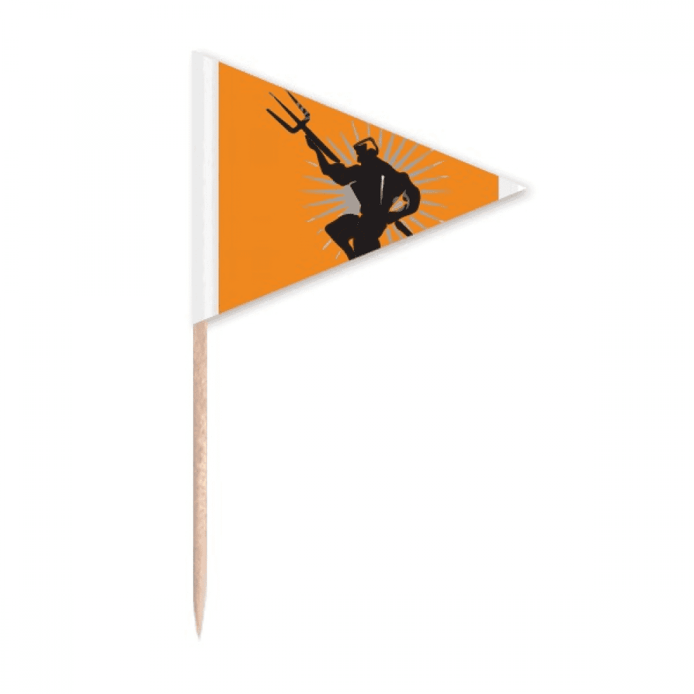 Scepter Hunting Outline Arrogant Toothpick Triangle Cupcake Toppers ...