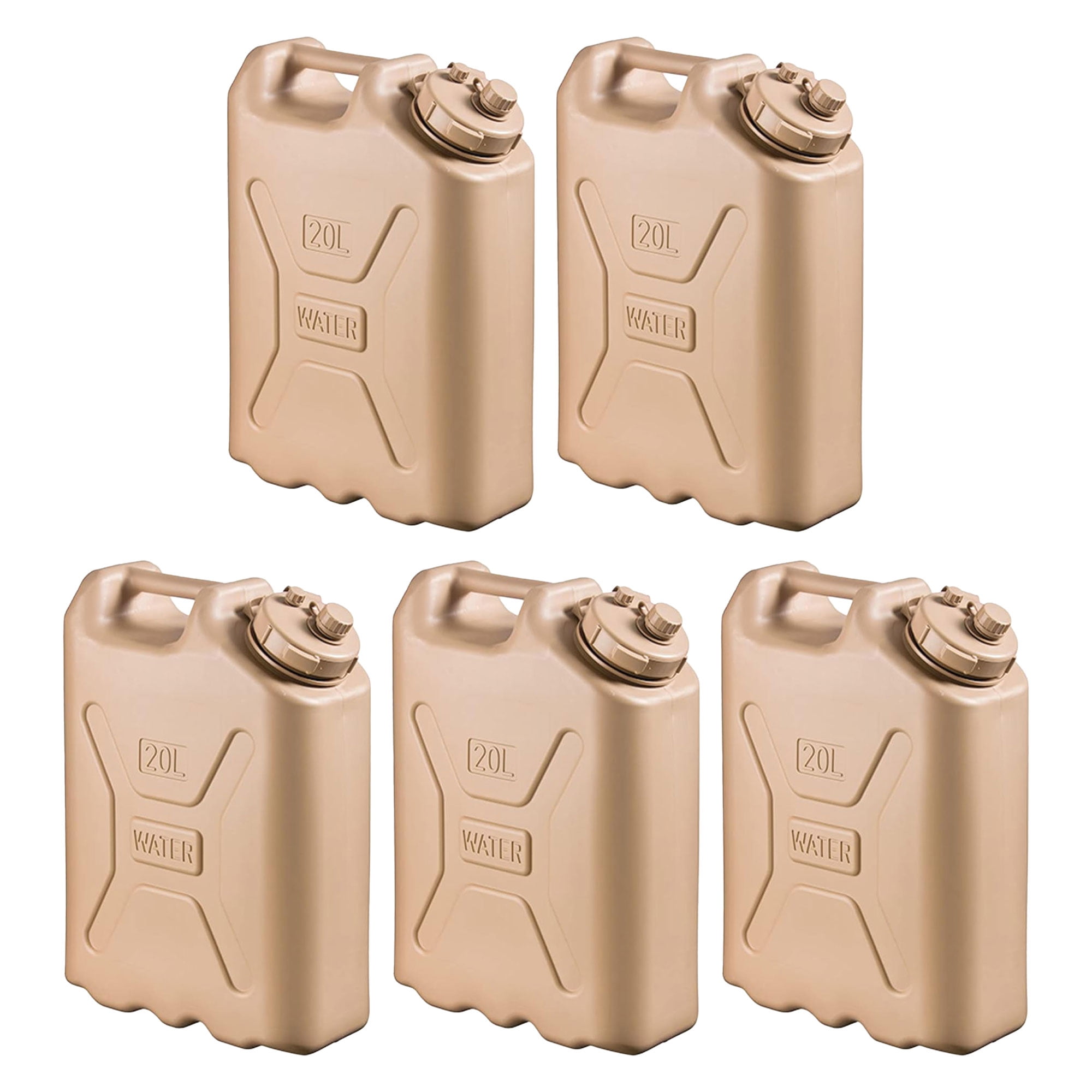 Scepter Lightweight BPA 5 Gallon 20 Liter Portable Water Storage ...