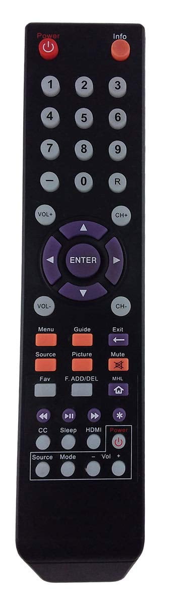 Sceptre 142020479999K TV Remote Control - Walmart.com