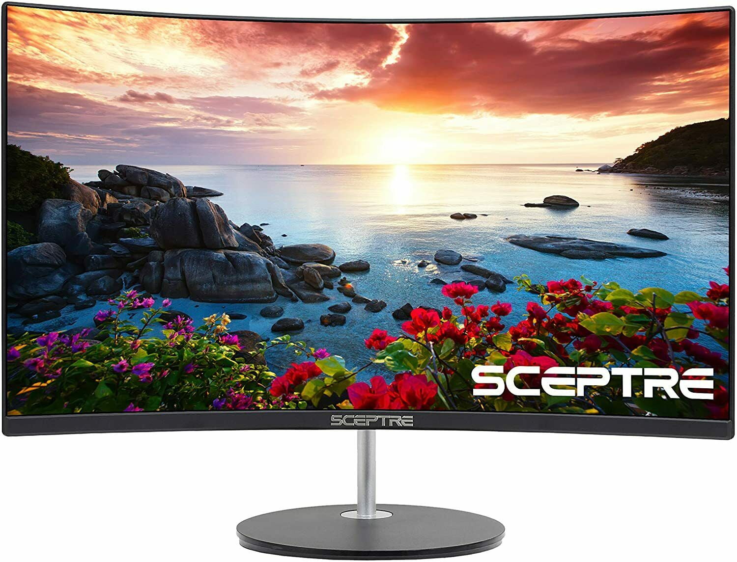 Sceptre 27" 1080p LCD Curved Computer Monitor, Black, C278W-1920RN ...