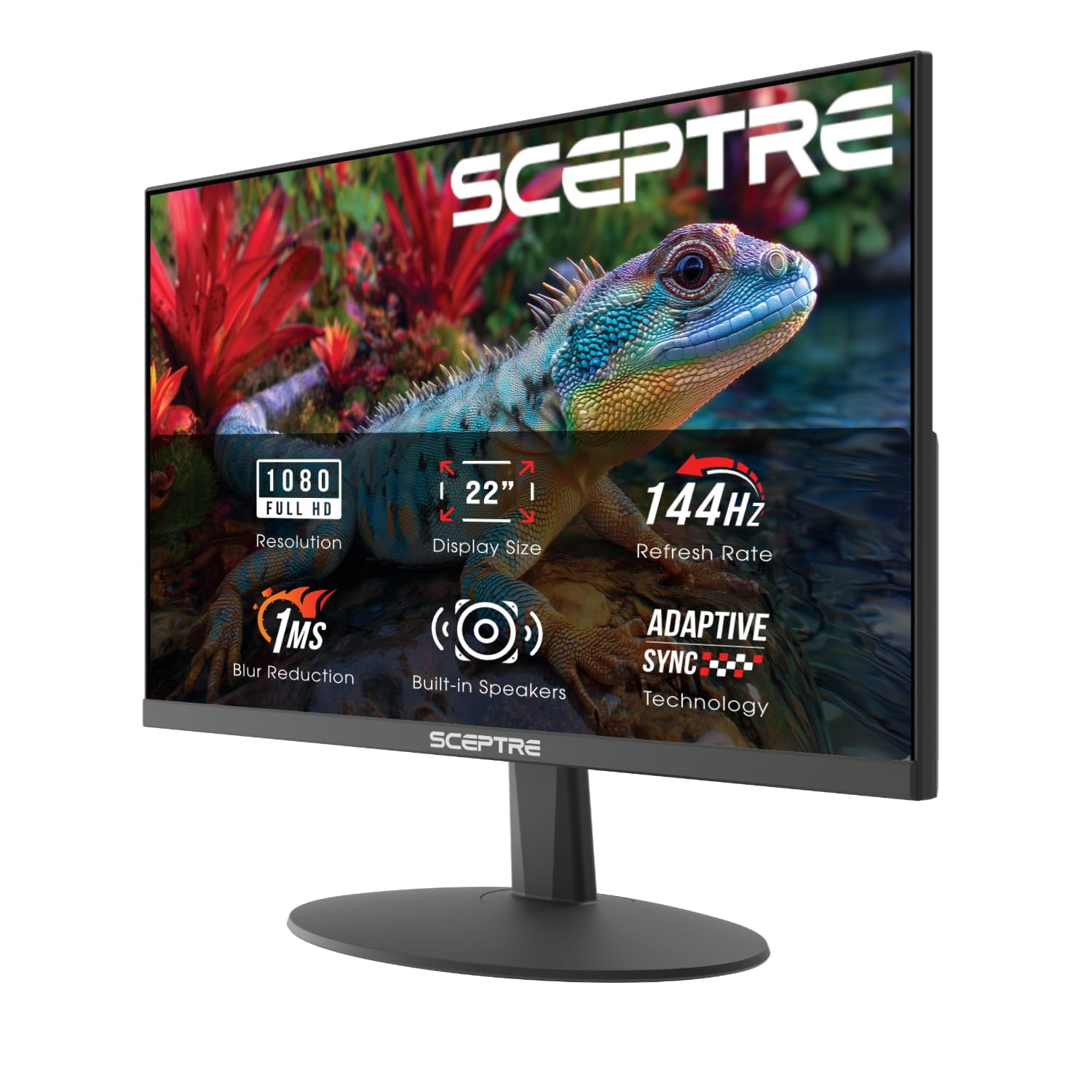 Sceptre New 22-inch Gaming Monitor up to 144Hz HDMI DisplayPort Build ...