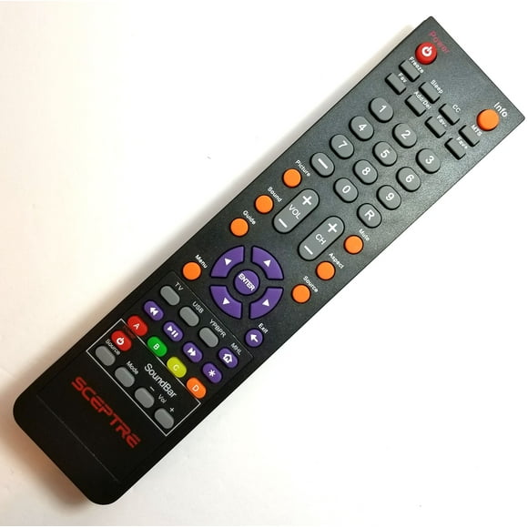 Sceptre Tv Replacement Remote Control
