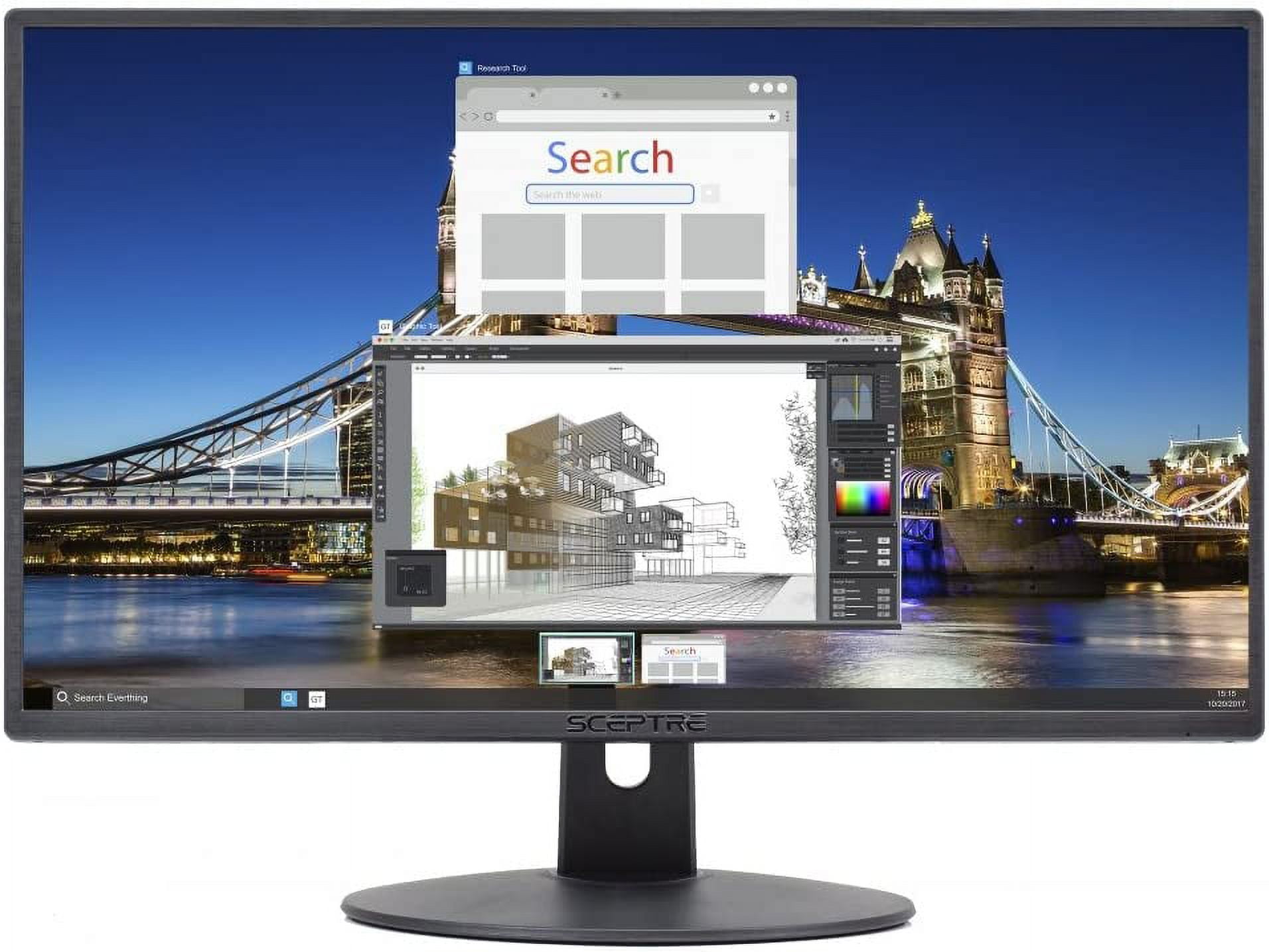Free Shipping! Sceptre Ultra Thin LED Monitor 20"HD+ 1600x900 5ms 75Hz ...