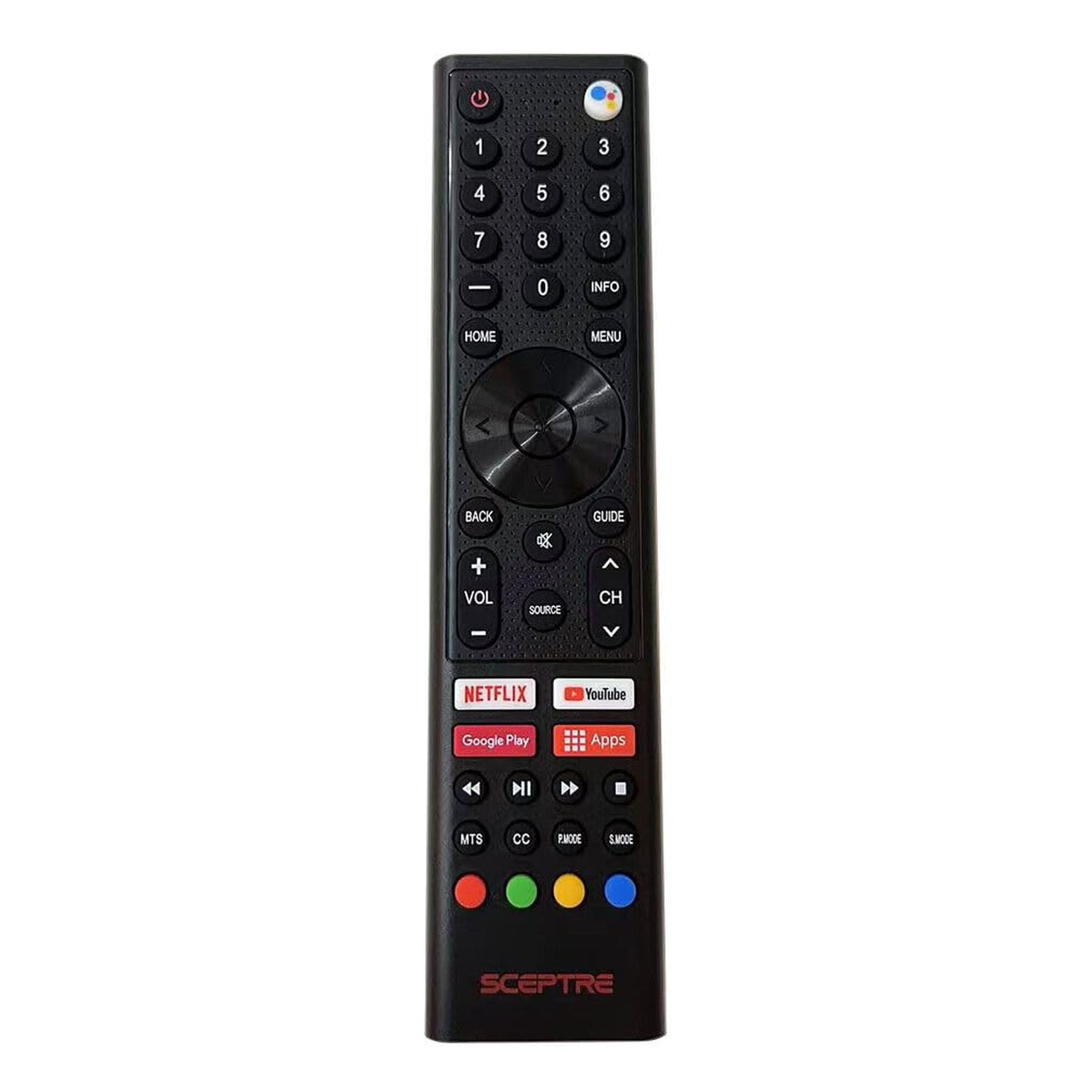 Sceptre Voice Remote for Google Android TV UMRBX UMC SRC Series ...