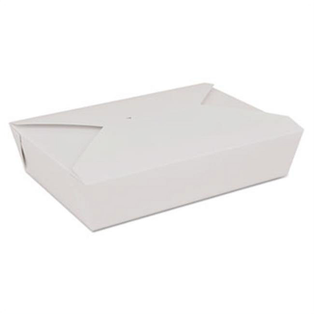 Sch 0772 ChampPak Retro Carryout Boxes, White - 7.3 x 5.5 x 1.8 ...