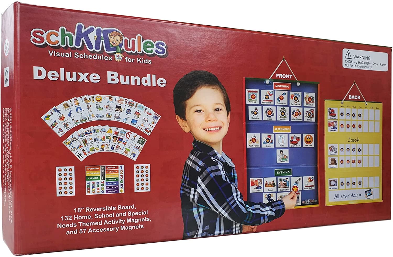 SchKIDules Visual Schedule for Kids Deluxe Bundle Daily Activity Chart ...