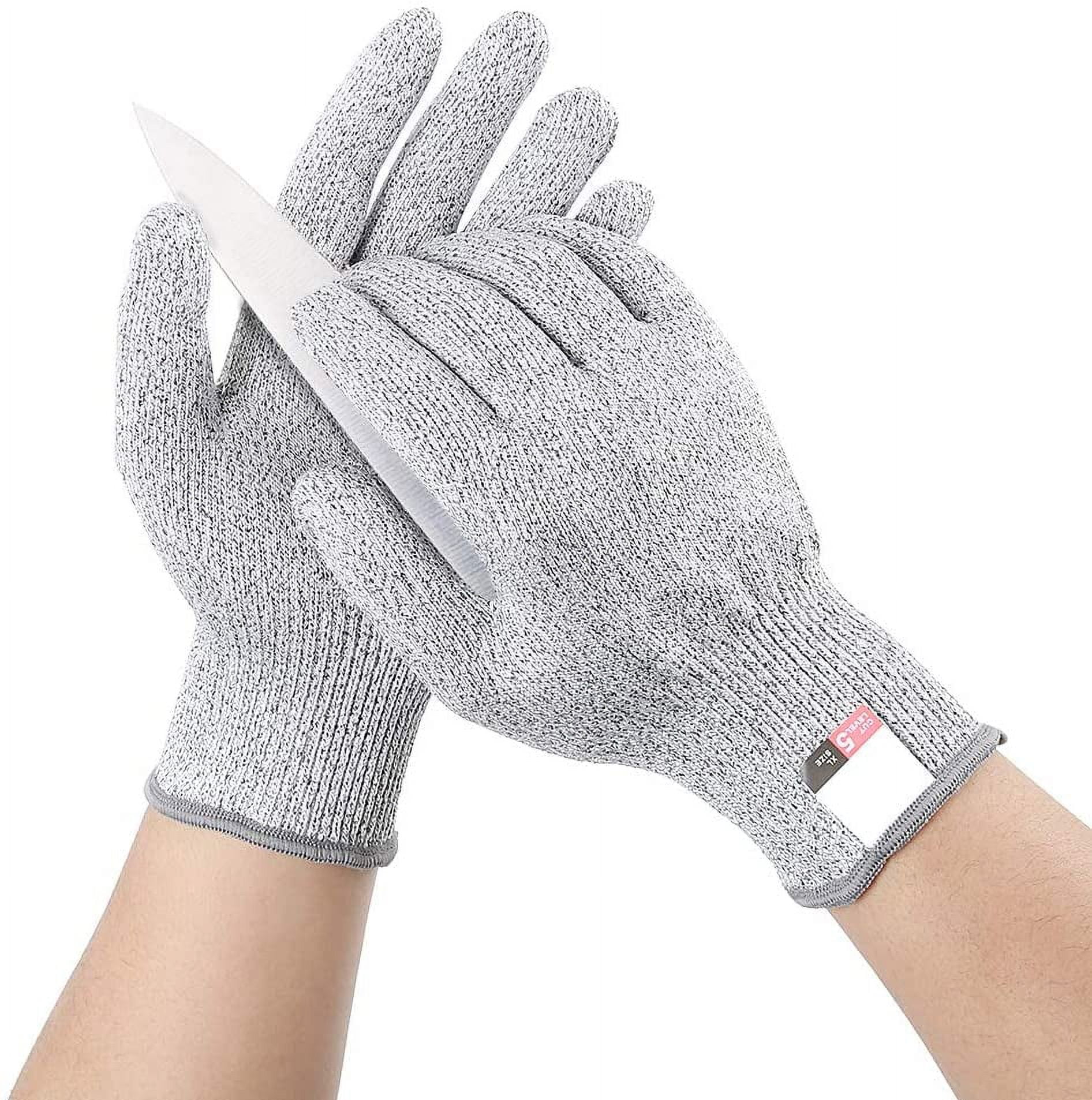 SchSin High Level 5 HPPE Safety Gloves Kitchen Cut Resistant Gloves ...