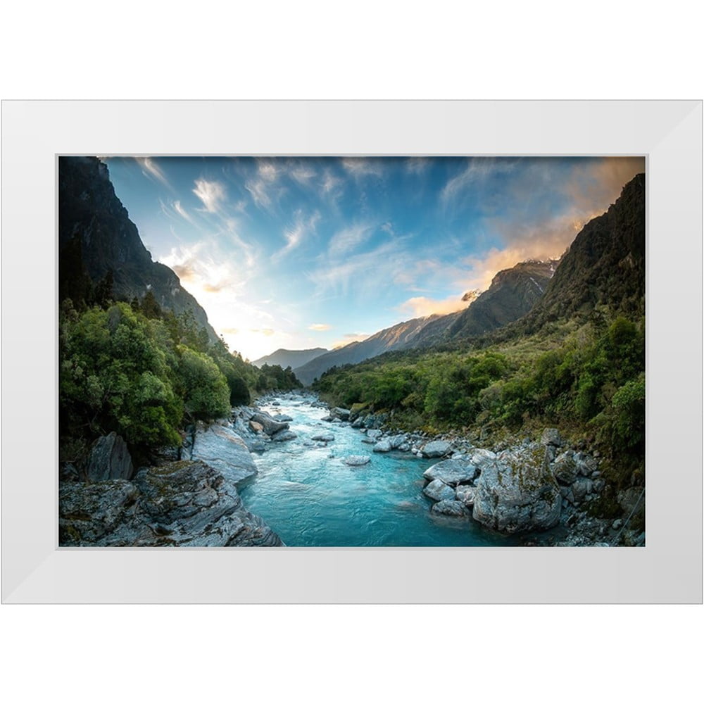 Schaarschmidt, Christoph 24x17 White Modern Wood Framed Museum Art ...