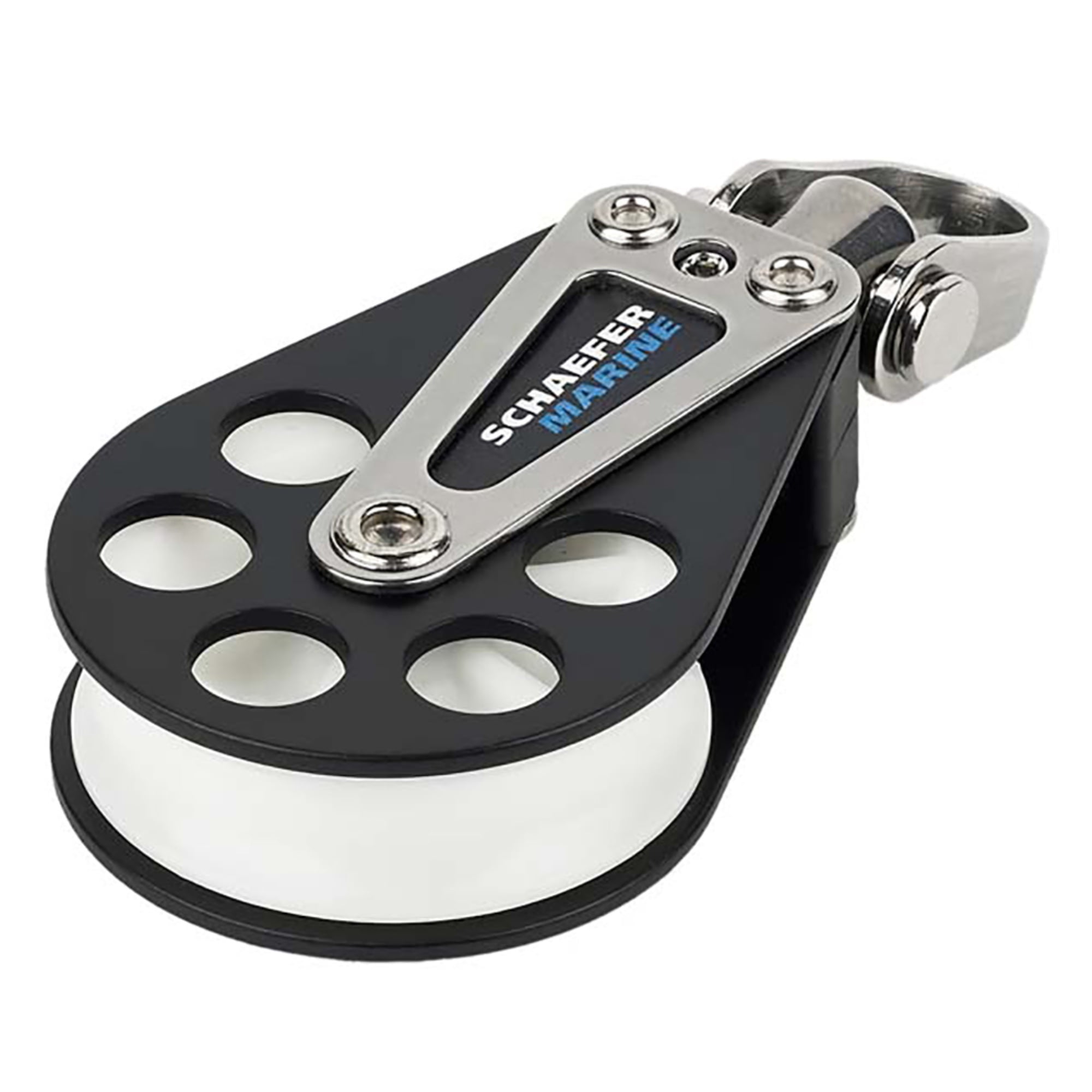 Schaefer Single Aluminum Block - 51mm Sheave [504-05] - Walmart.com