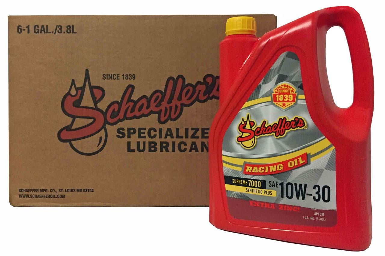 Schaeffer 709 Supreme 7000 Synthetic Plus Racing 10W-30 - 1 Gallon ...