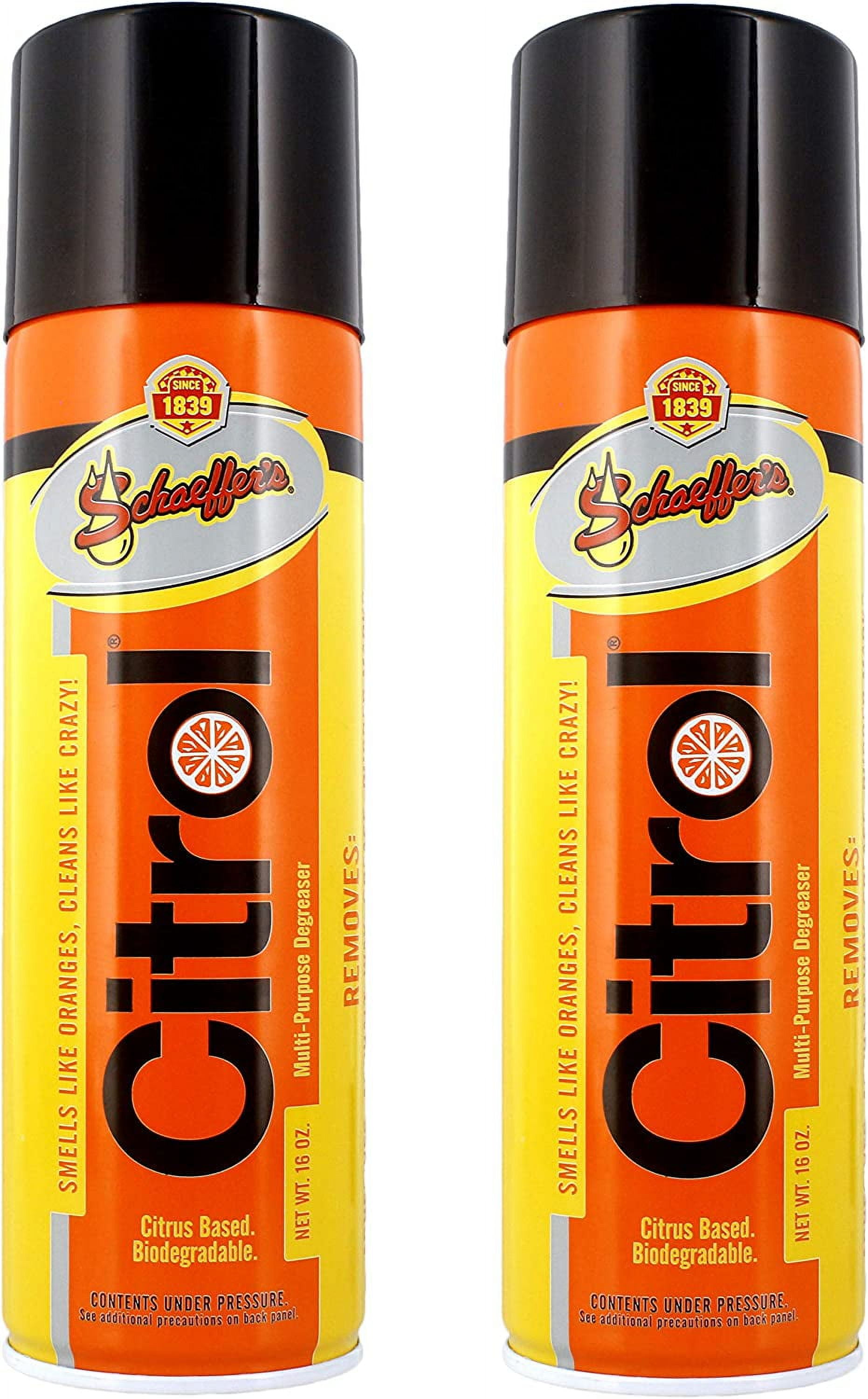 Schaeffer Citrol 266 (16 oz. Spray) Citrus Cleaner/Industrial Degreaser ...